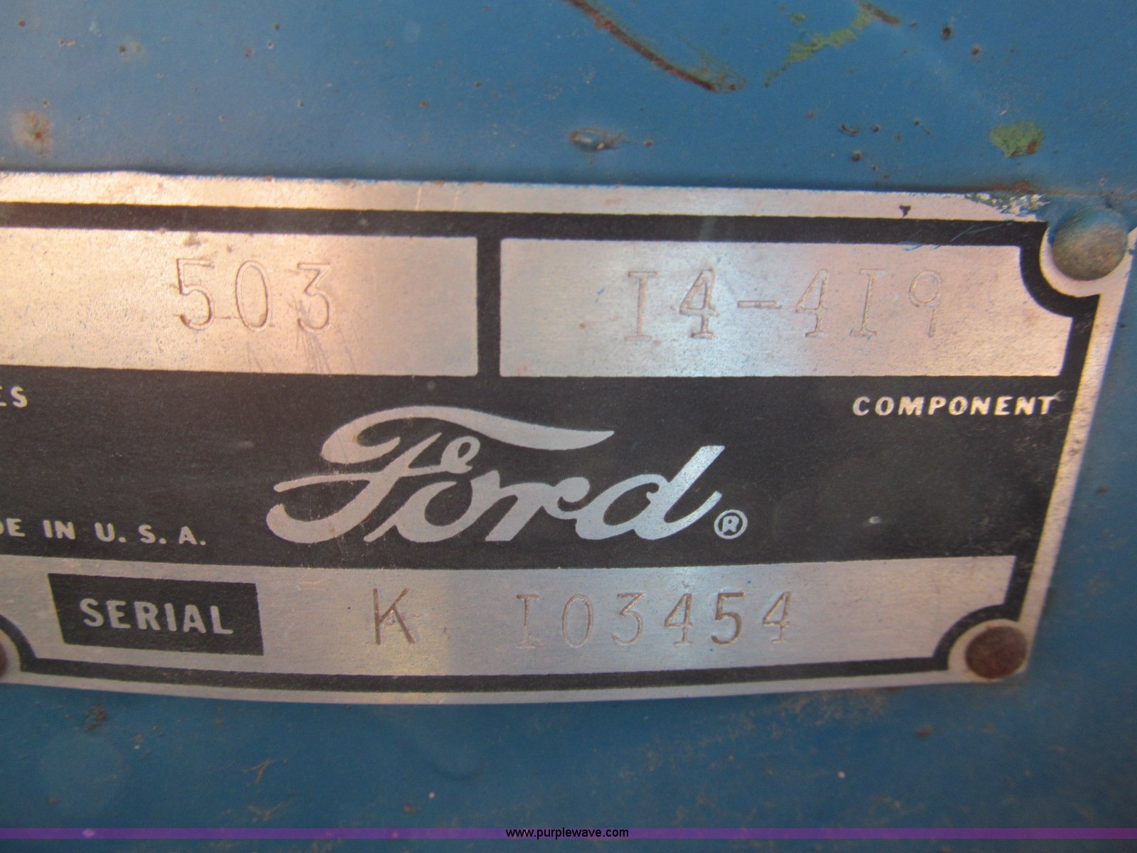 Ford 503 hay rake in Kinsley, KS | Item H9445 sold | Purple Wave