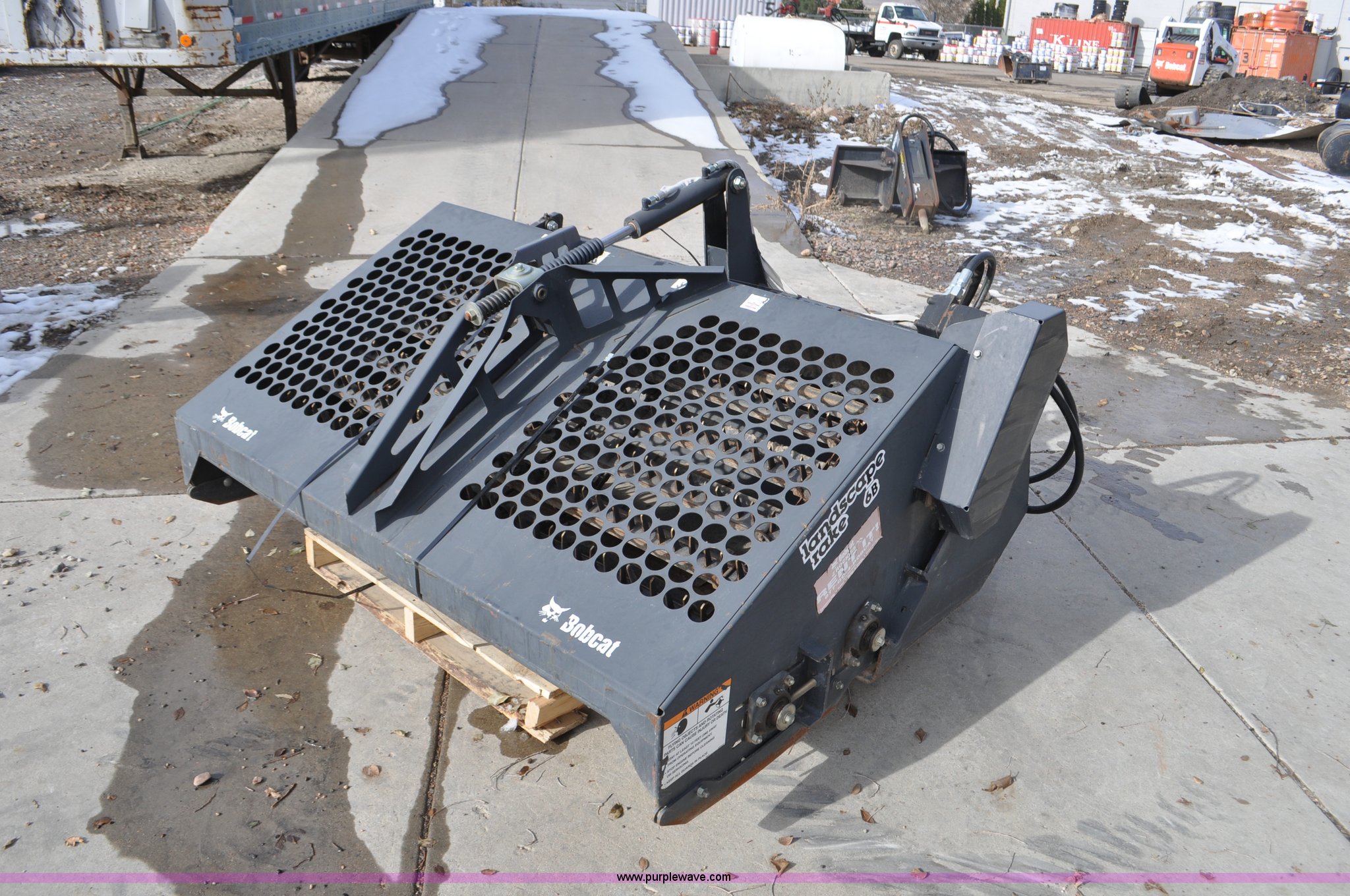 2008 Bobcat LR6B skid steer landscape rake in Golden, CO | Item F2130 ...