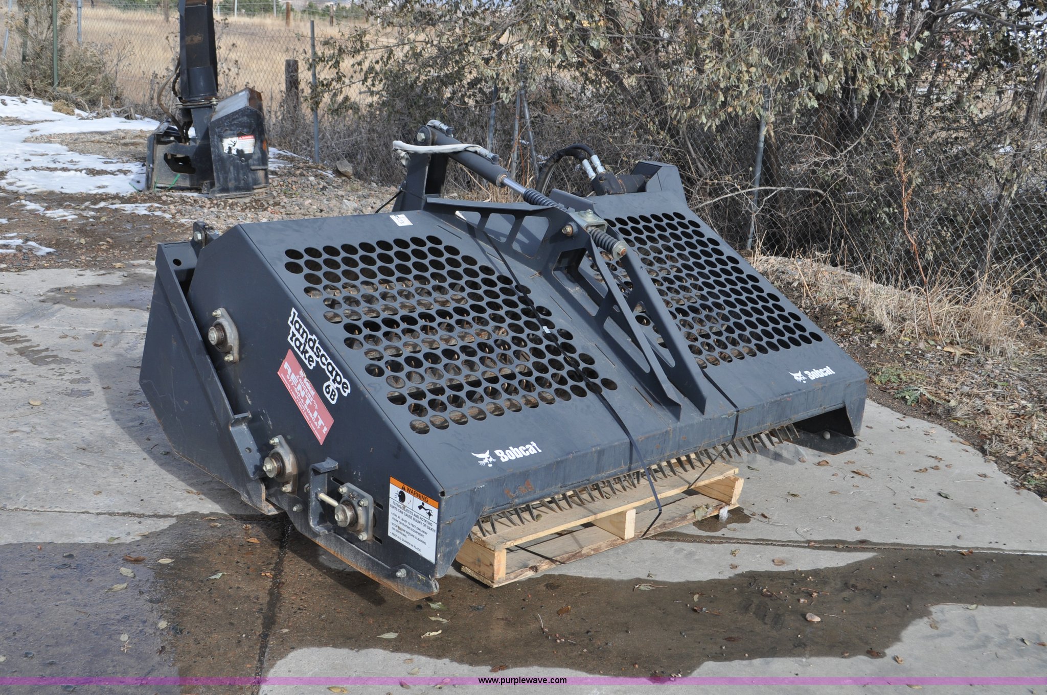 2008 Bobcat LR6B skid steer landscape rake in Golden, CO | Item F2130 ...