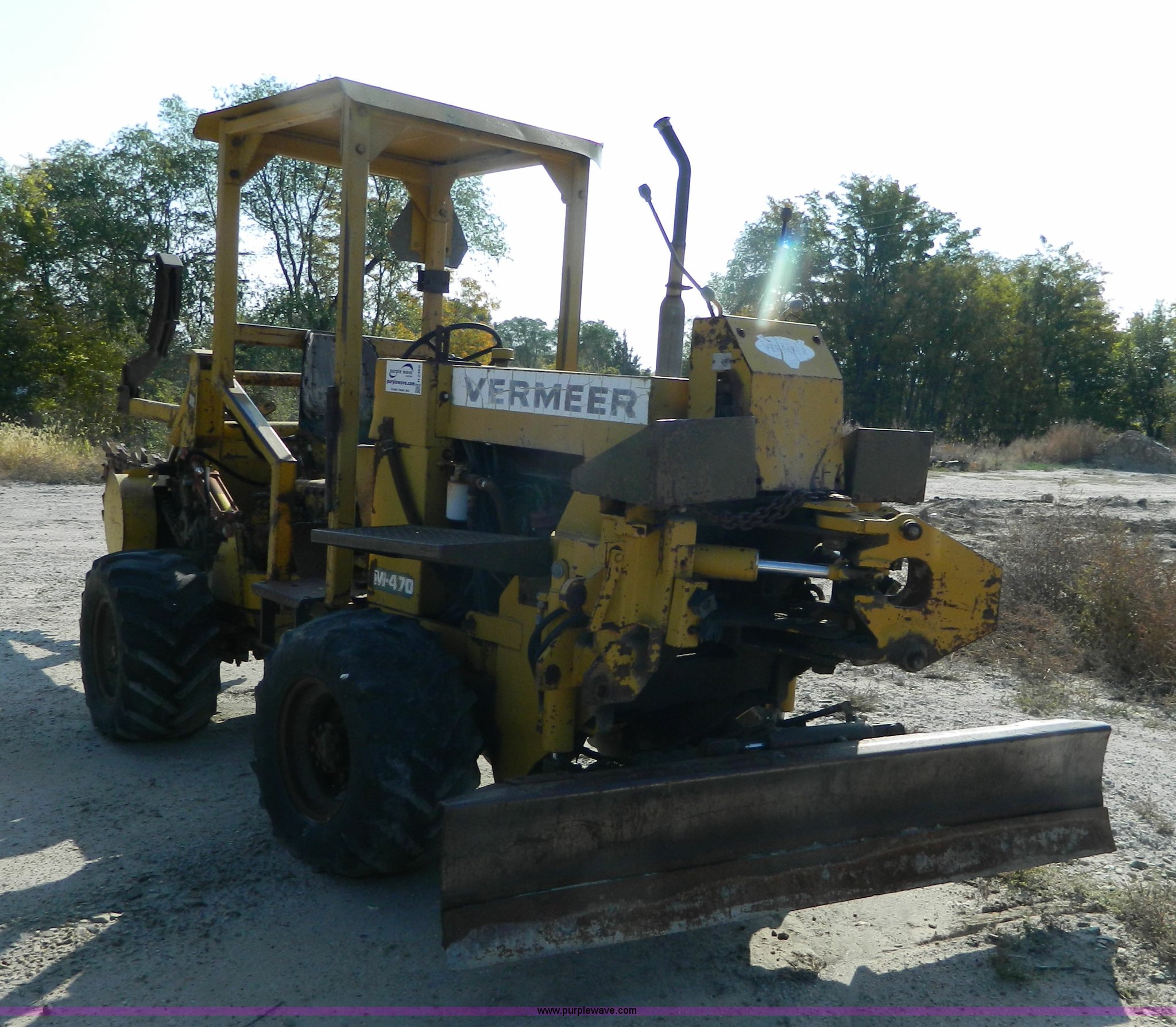 Vermeer M470 trencher in Hill City, KS | Item H2360 sold | Purple Wave