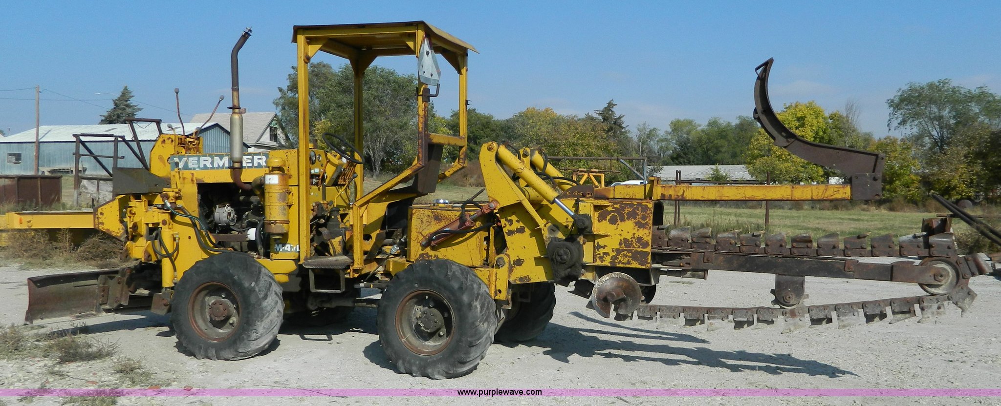 Vermeer M470 trencher in Hill City, KS | Item H2360 sold | Purple Wave