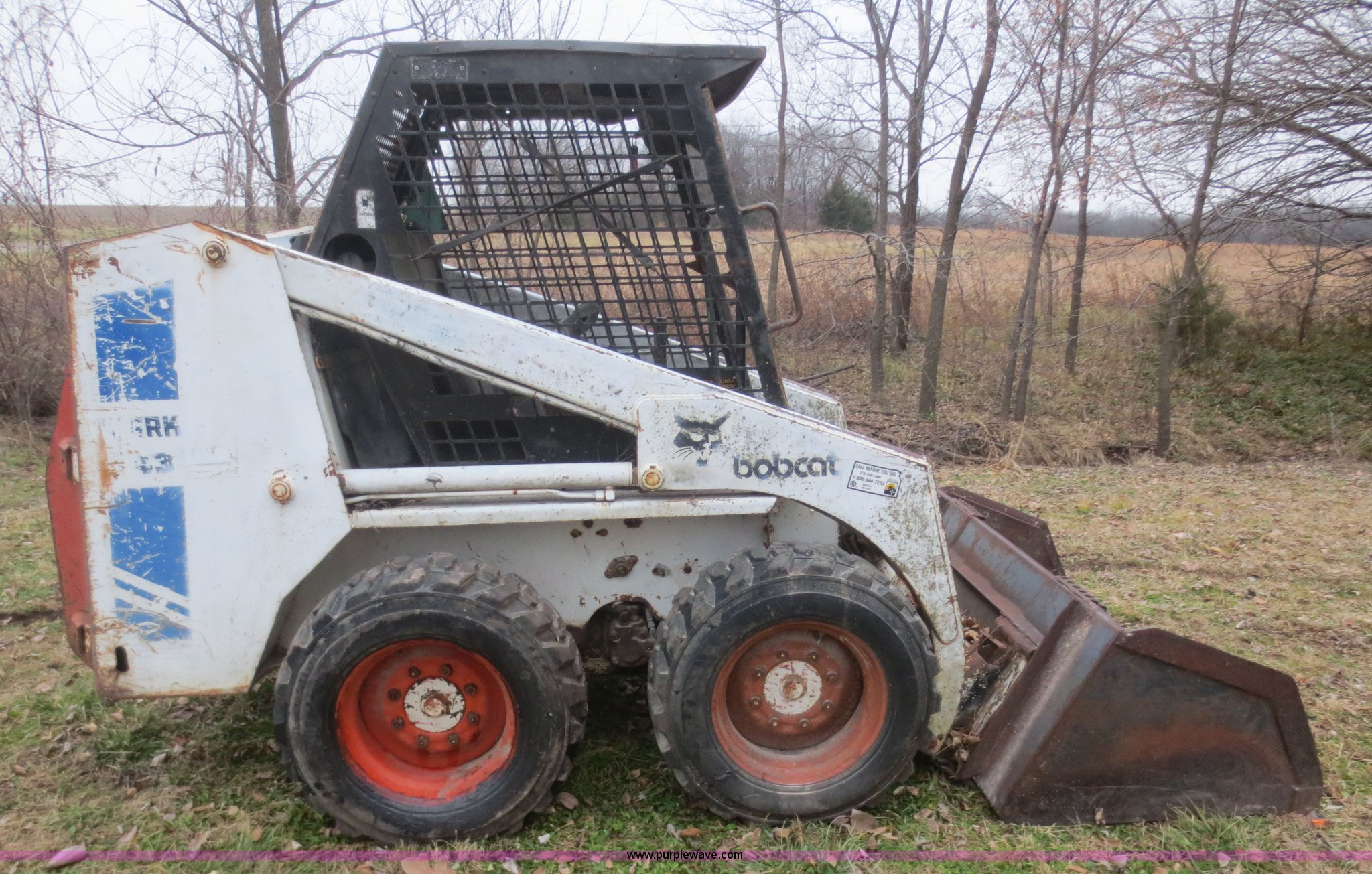 1982 Bobcat 743 skid steer in Parsons, KS | Item D2239 sold | Purple Wave