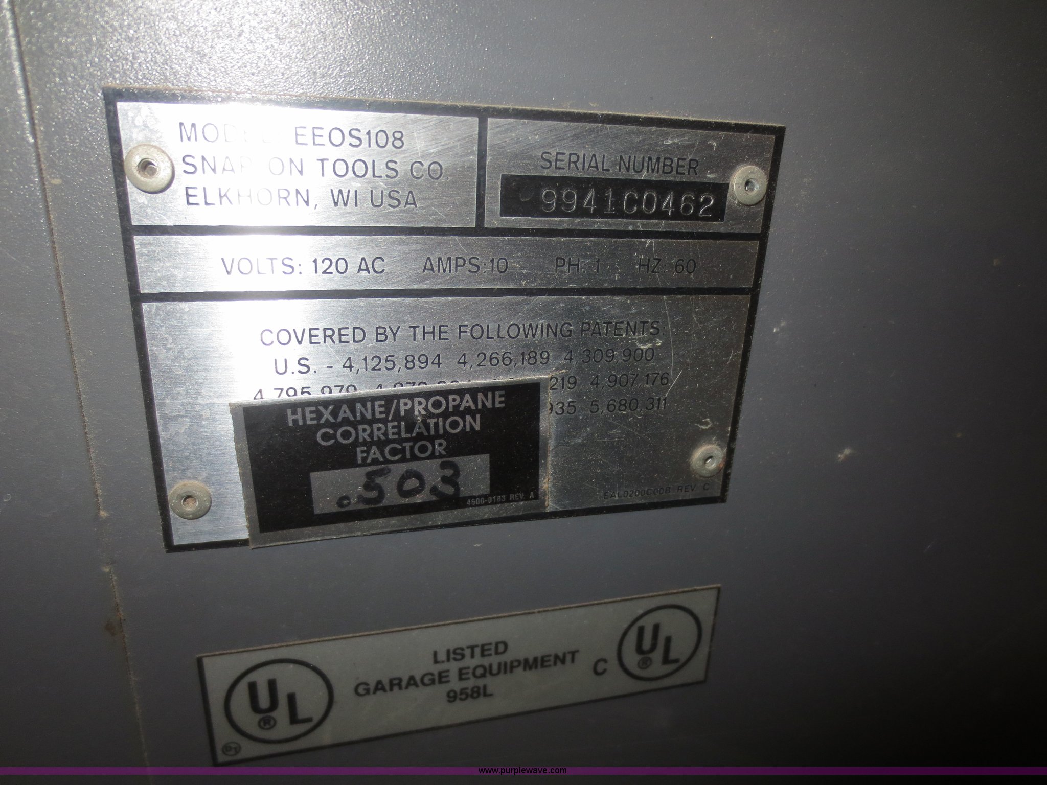 Sun Machine 450 engine diagnostic center in Altamont, KS | Item BA9428 ...