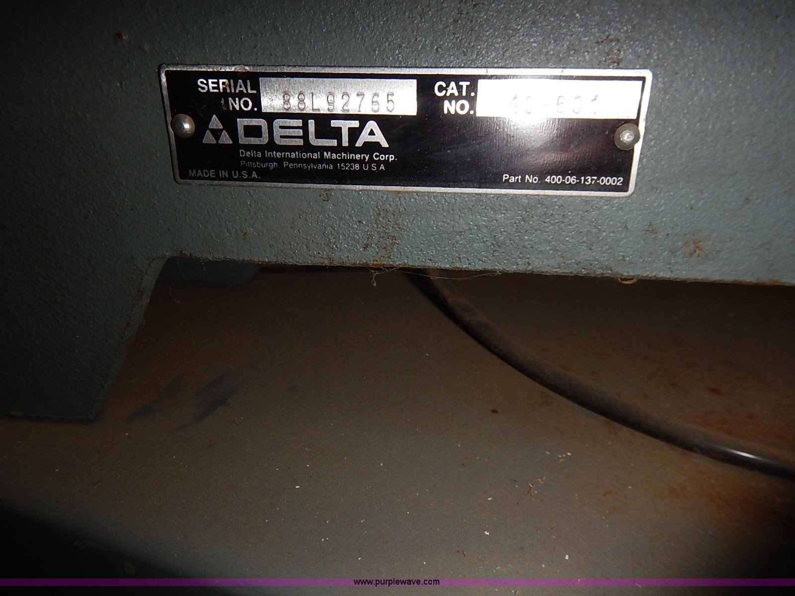 Delta jigsaw in Blue Rapids, KS | Item BC9931 sold | Purple Wave