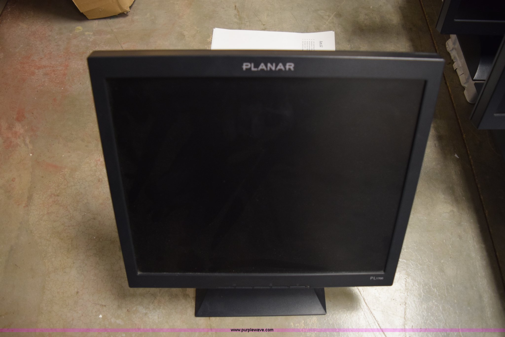 (30) Planar PL1700-BK 17" LCD monitors in Newton, KS | Item BB9709 sold ...
