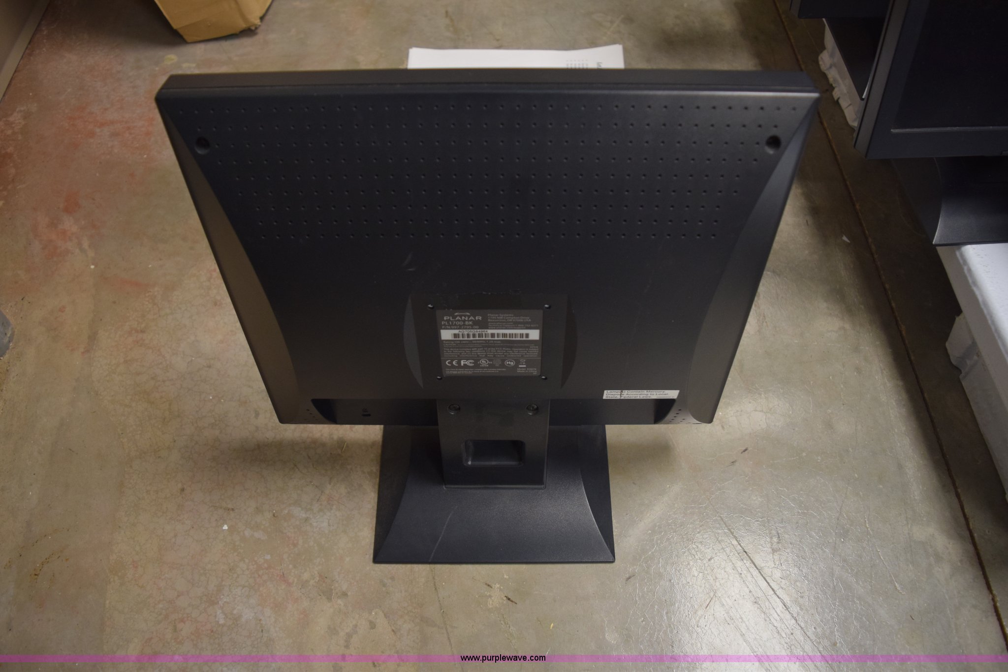 (30) Planar PL1700-BK 17" LCD monitors in Newton, KS | Item BB9709 sold ...