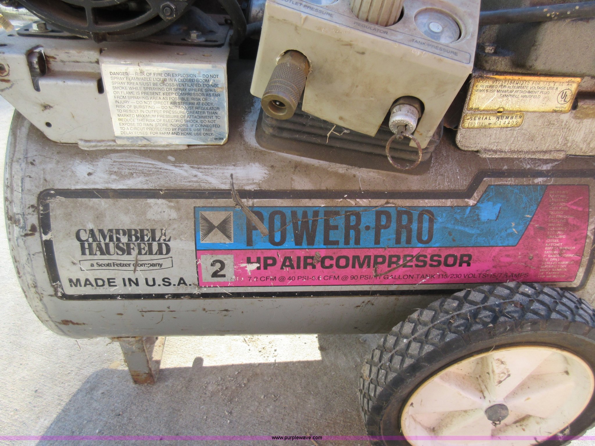 Campbell Hausfield Power Pro air compressor in Oak Grove, MO | Item ...