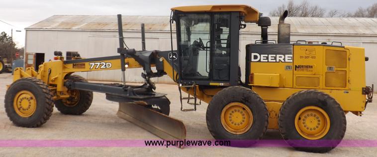 2008 John Deere 772D articulated motor grader in Mooreland, OK | Item ...
