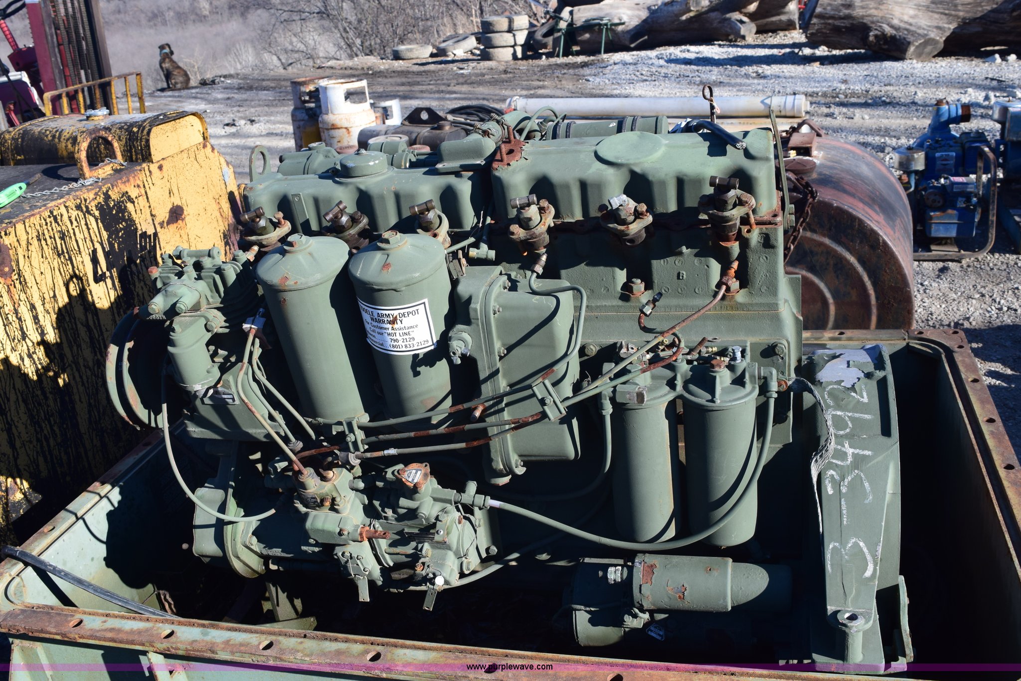 Continental Motors multi-fuel six cylinder engine in Sibley, MO | Item ...