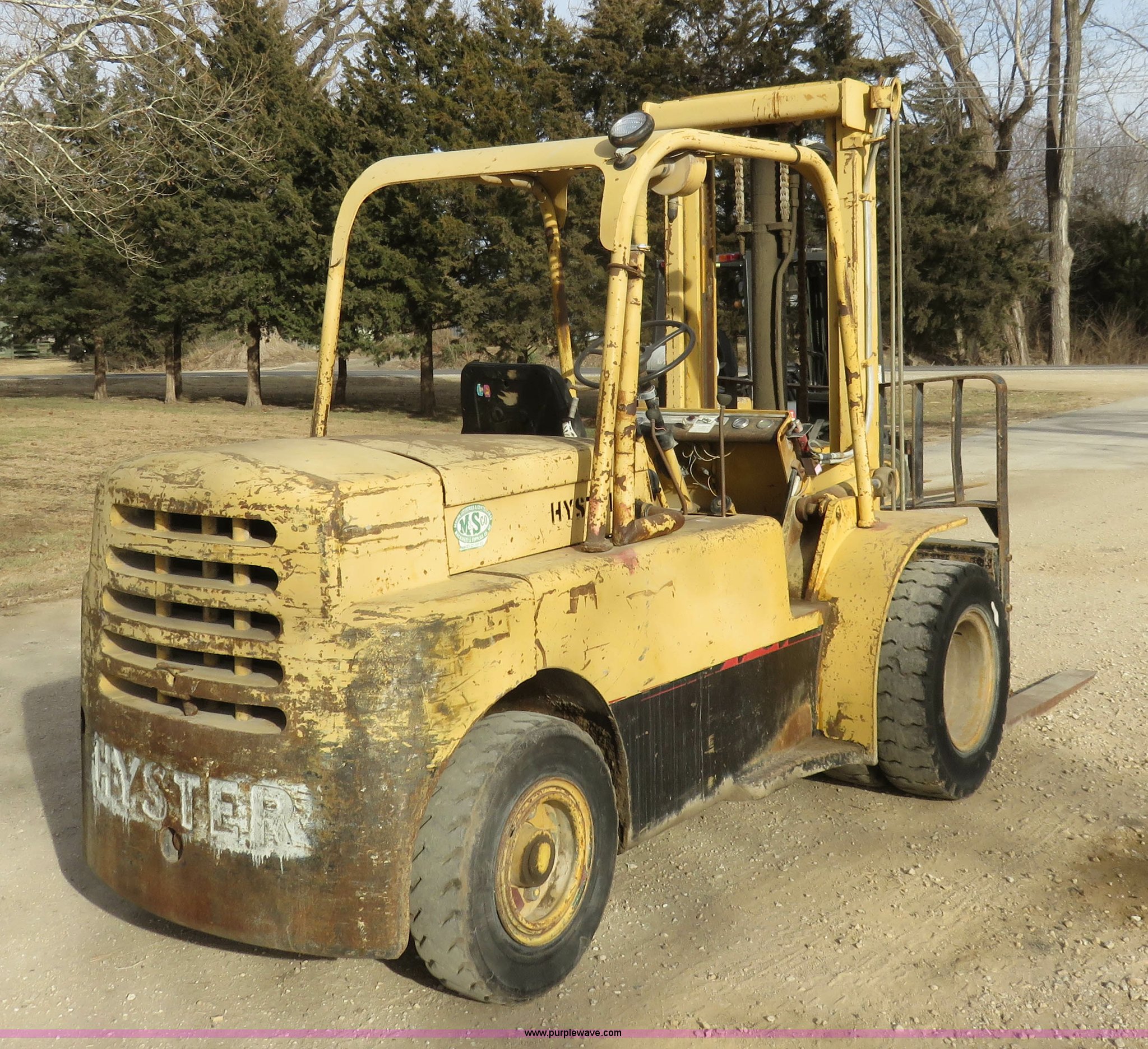 Hyster H80C forklift in Lawrence, KS | Item K7230 sold | Purple Wave