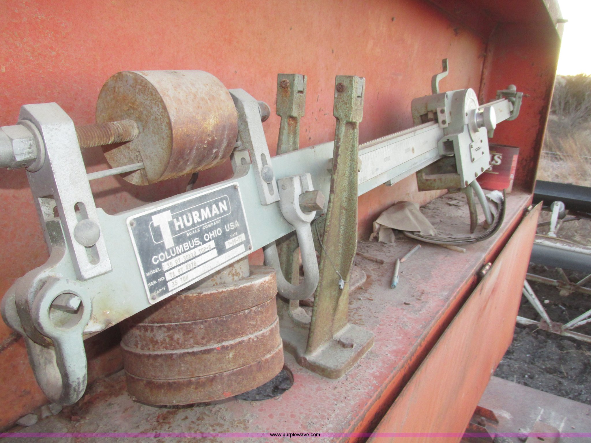 1971 Thurman 35T portable scale in Hastings, NE | Item G9815 sold ...