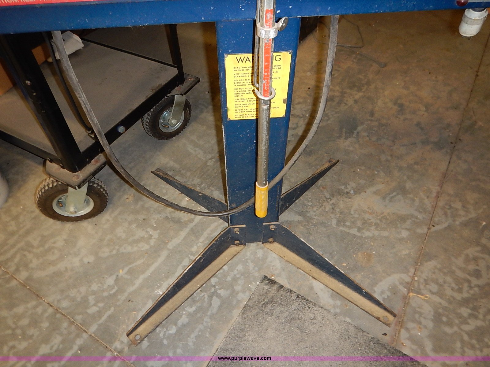 Magna Bend steel bender in Wamego, KS | Item BC9771 sold | Purple Wave