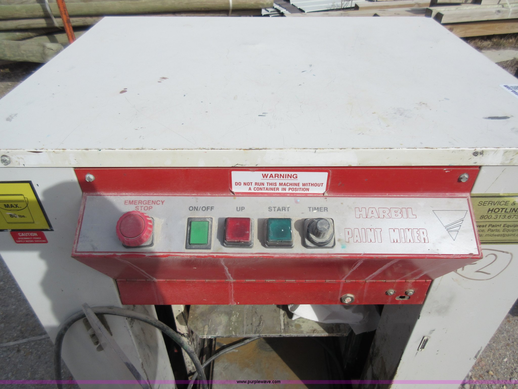 Harbil high speed paint mixer in Butler, MO | Item AV9906 sold | Purple ...