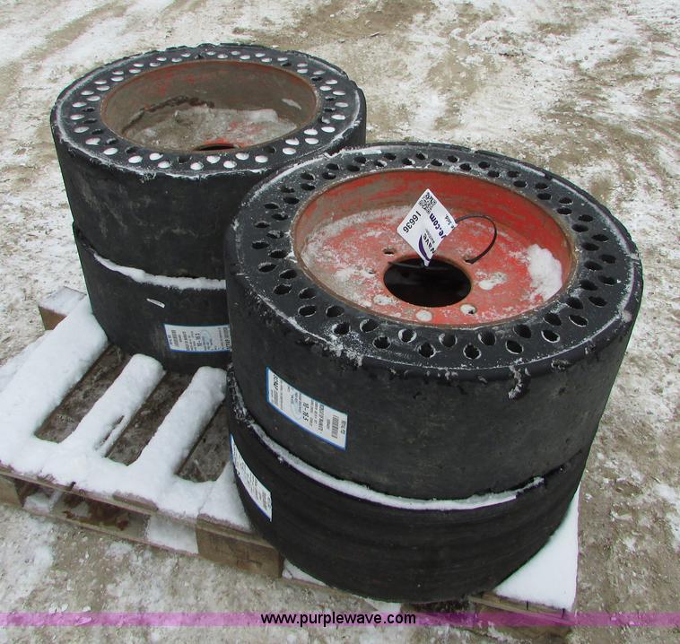 (4) 10-16.5 demolition skid steer tires in Mankato, MN | Item I6636 ...