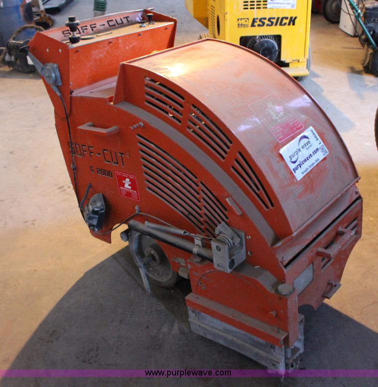 Soff Cut G2000 self-propelled concrete saw in Emporia, KS | Item L6666 ...