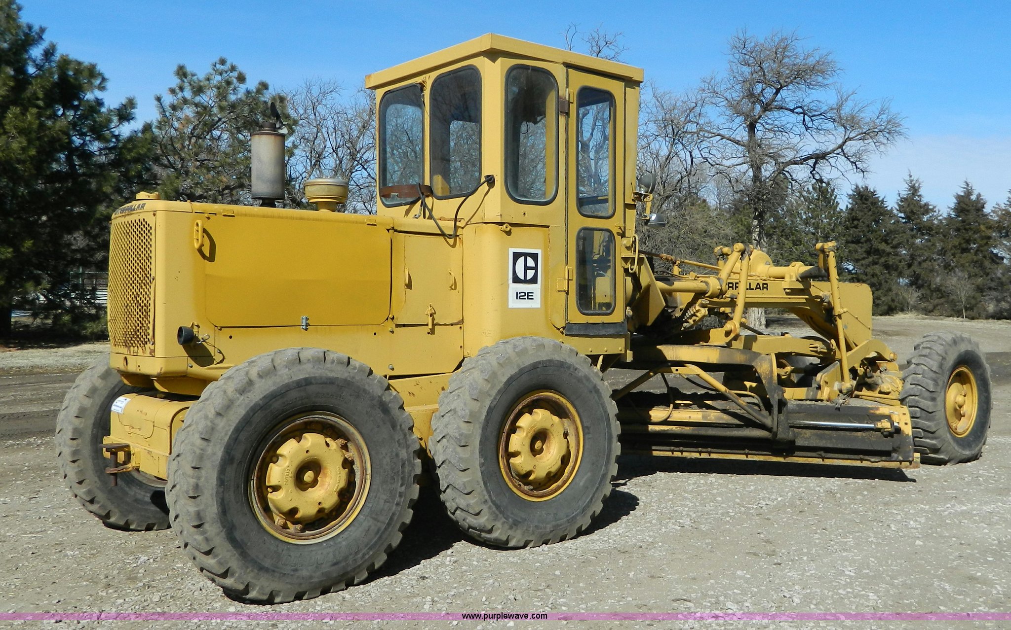 1965 Caterpillar 12E motor grader in Great Bend, KS | Item H2251 sold ...