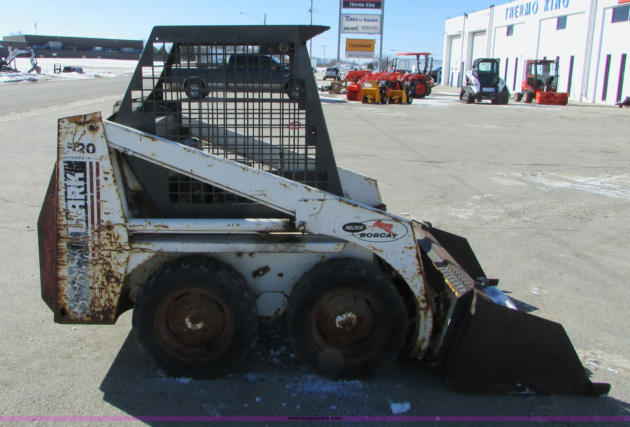 1976 Bobcat 520 skid steer in Albert Lea, MN | Item I6618 sold | Purple ...