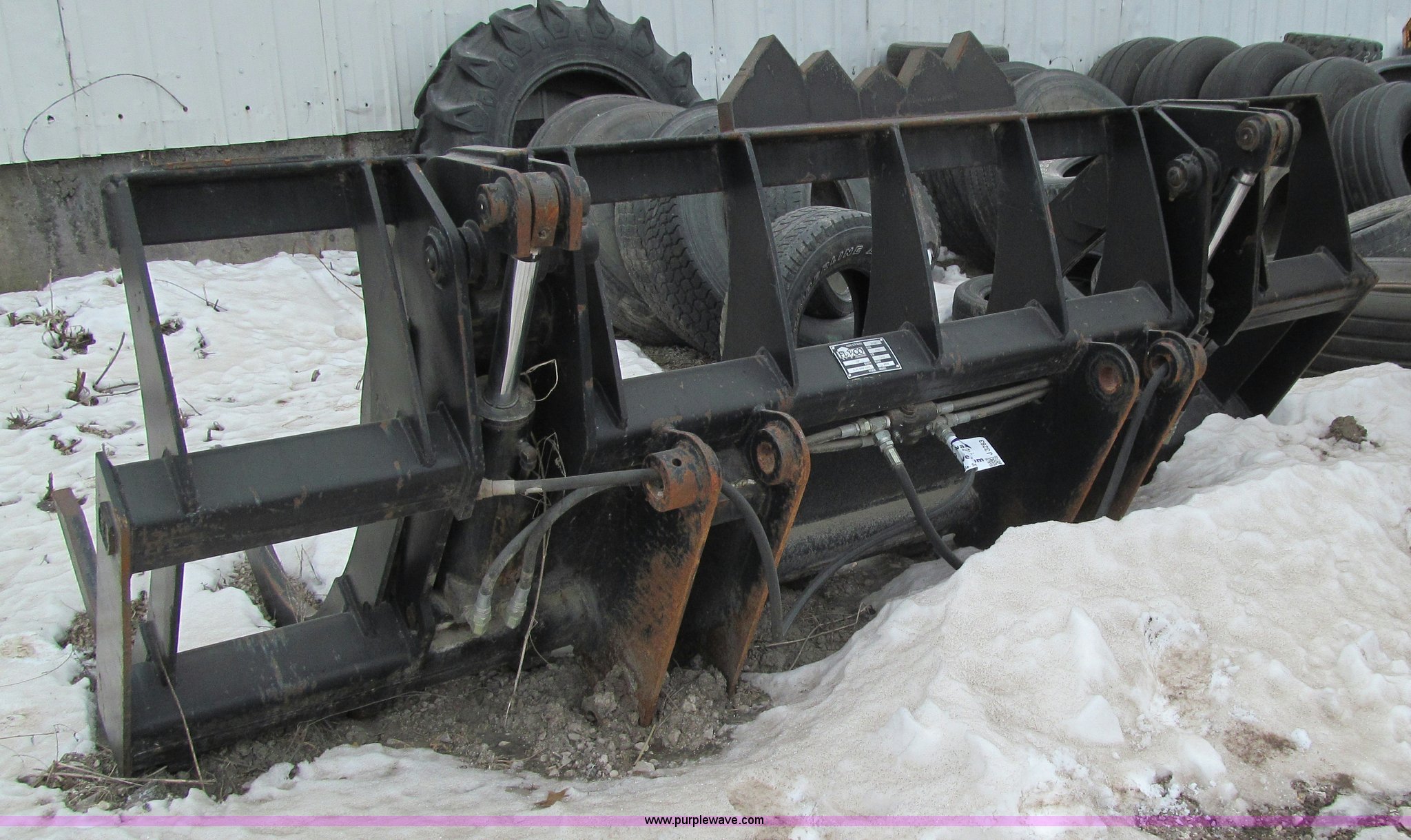 Fleco dual arm grapple rake in Harvey, IA | Item J3263 sold | Purple Wave