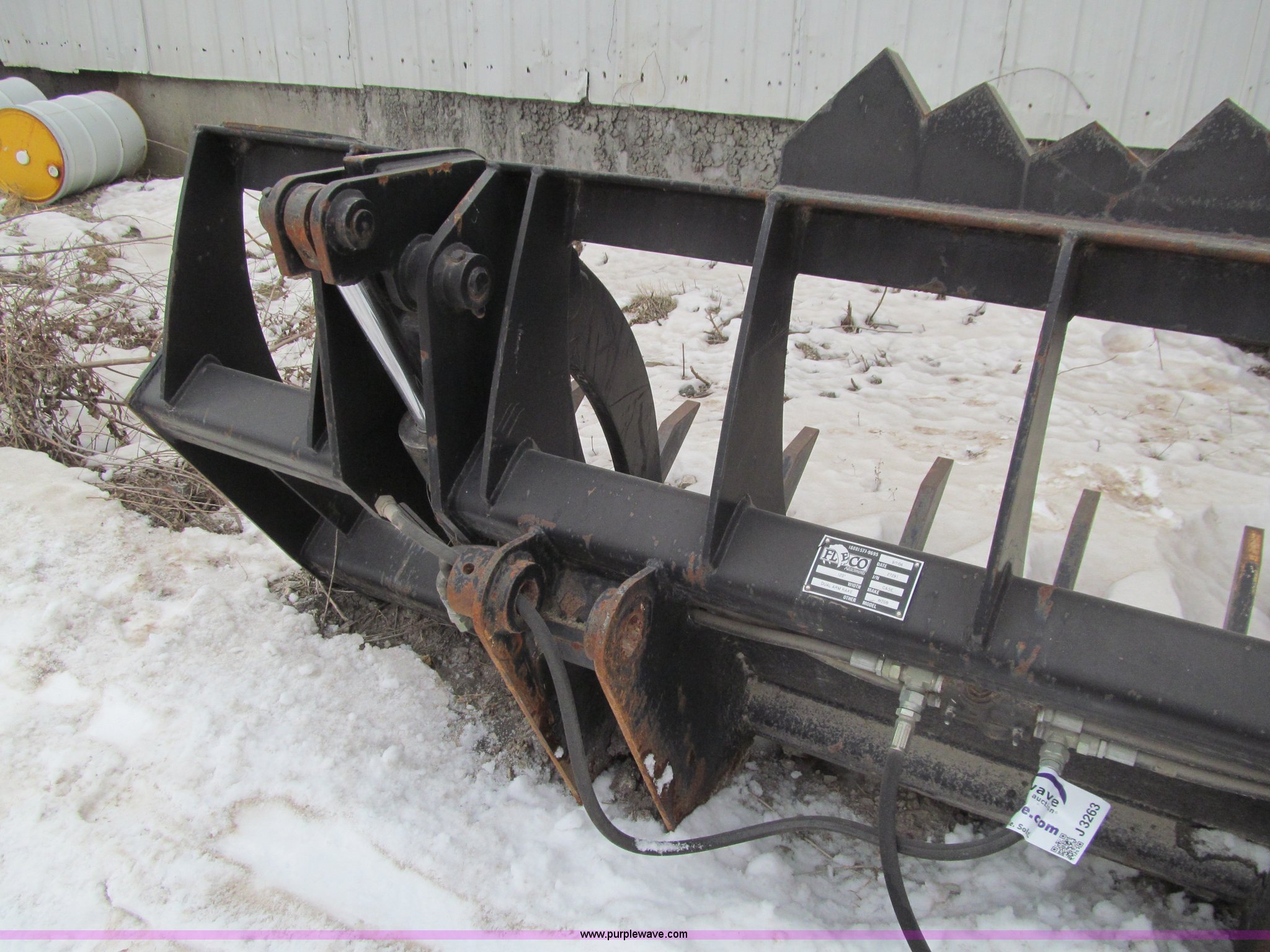 Fleco dual arm grapple rake in Harvey, IA | Item J3263 sold | Purple Wave