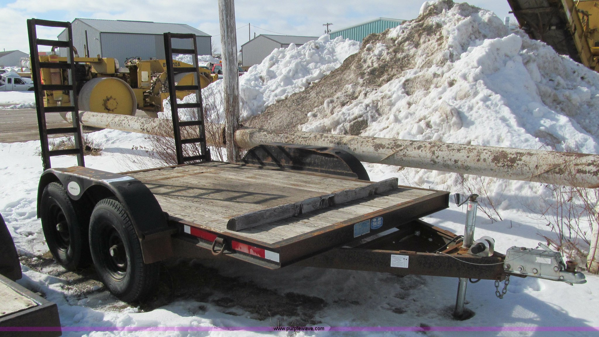 1995 Trail Rite equipment trailer in Humboldt, IA | Item K5515 sold ...