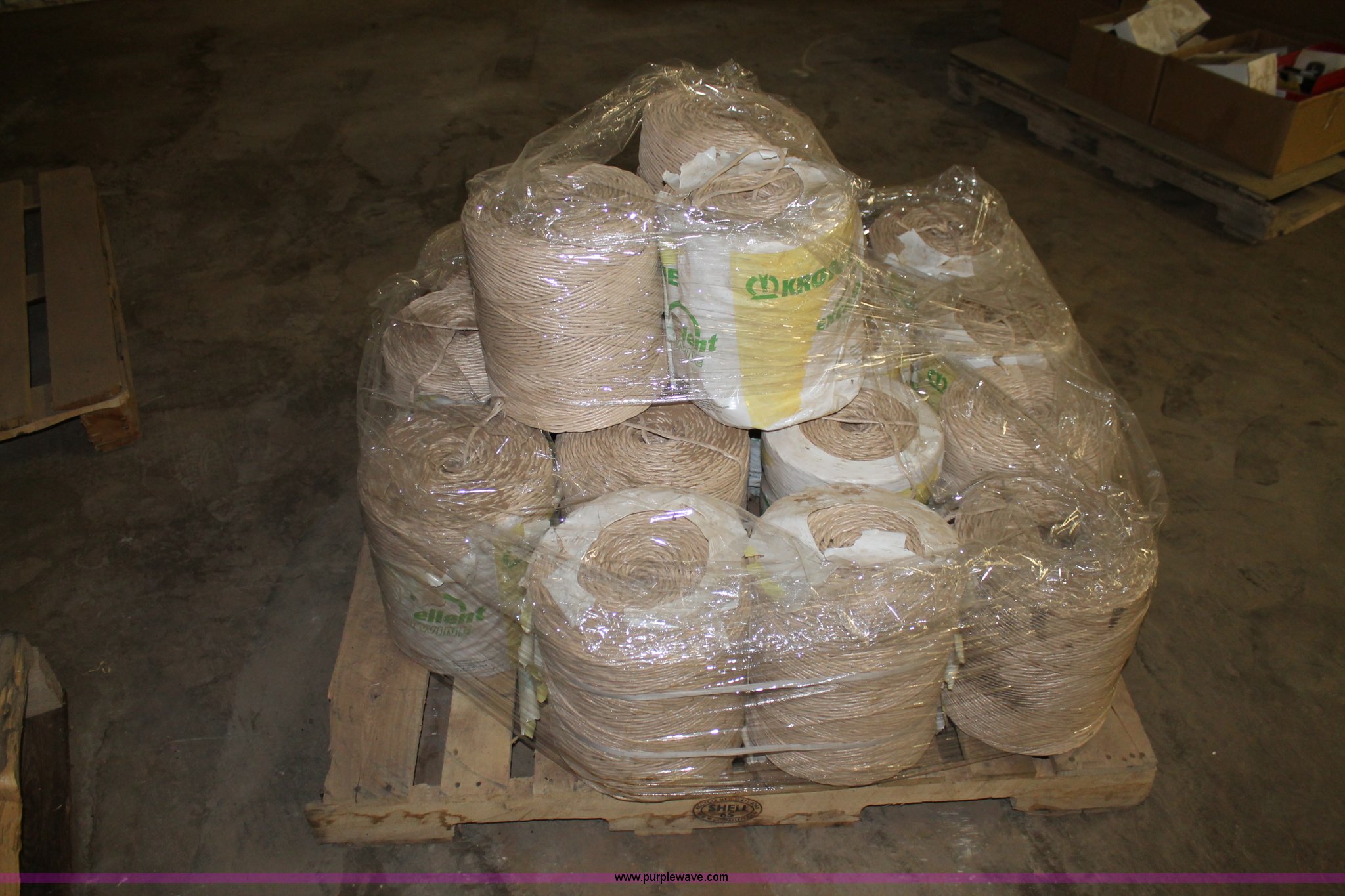 Approximately 17 rolls of Krone baler twine in Tulia, TX | Item AO9556 ...