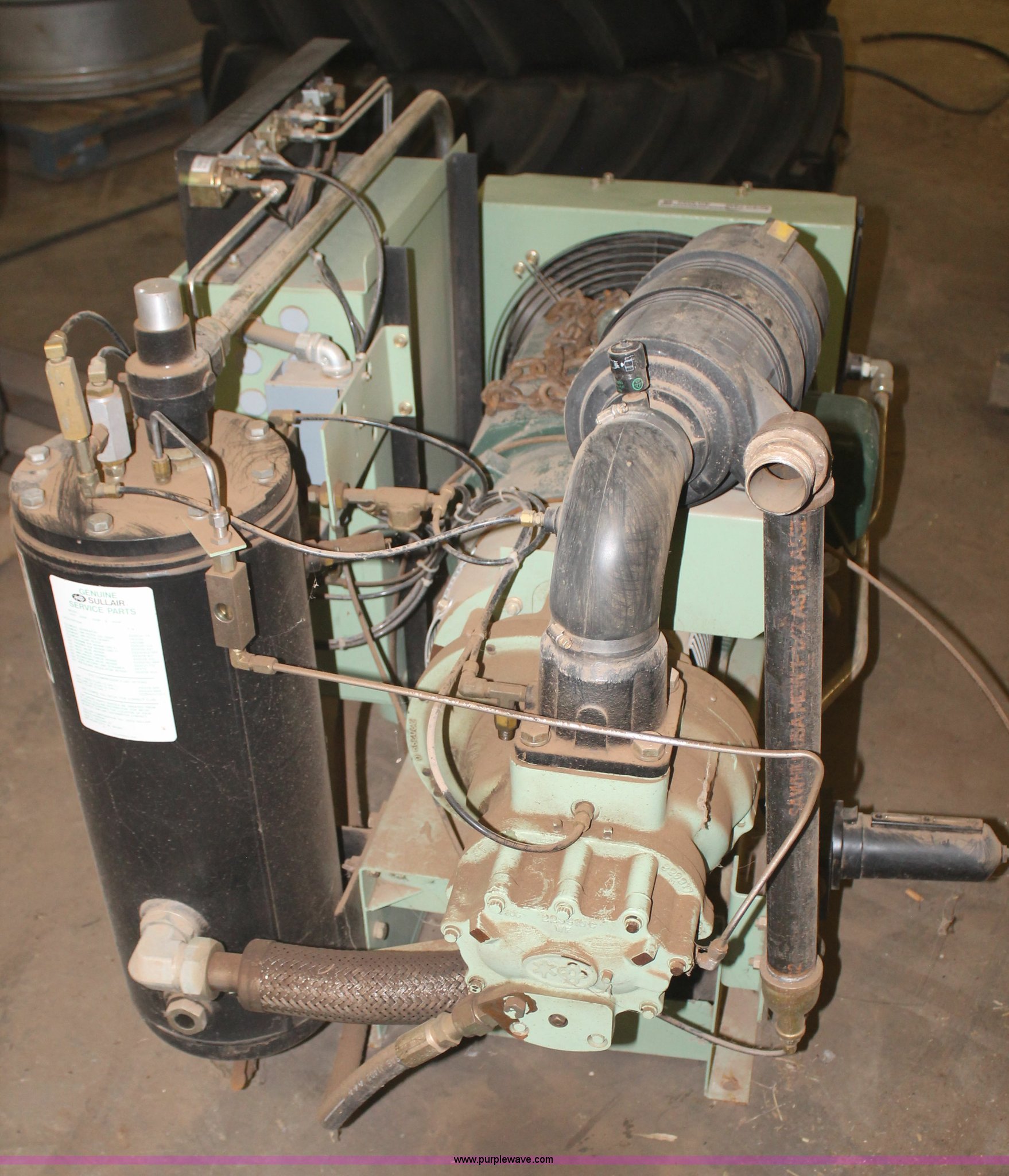 Sullair LS10 air compressor in Tulia, TX | Item AO9562 sold | Purple Wave