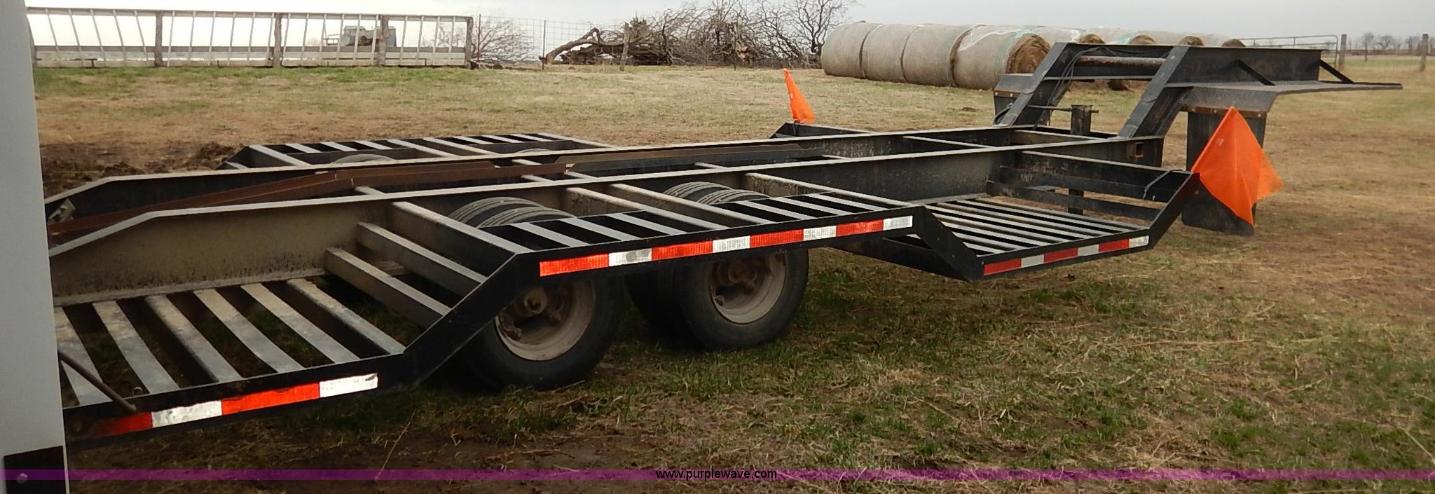Jantz combine/sprayer trailer in Wetmore, KS | Item K7308 sold | Purple ...