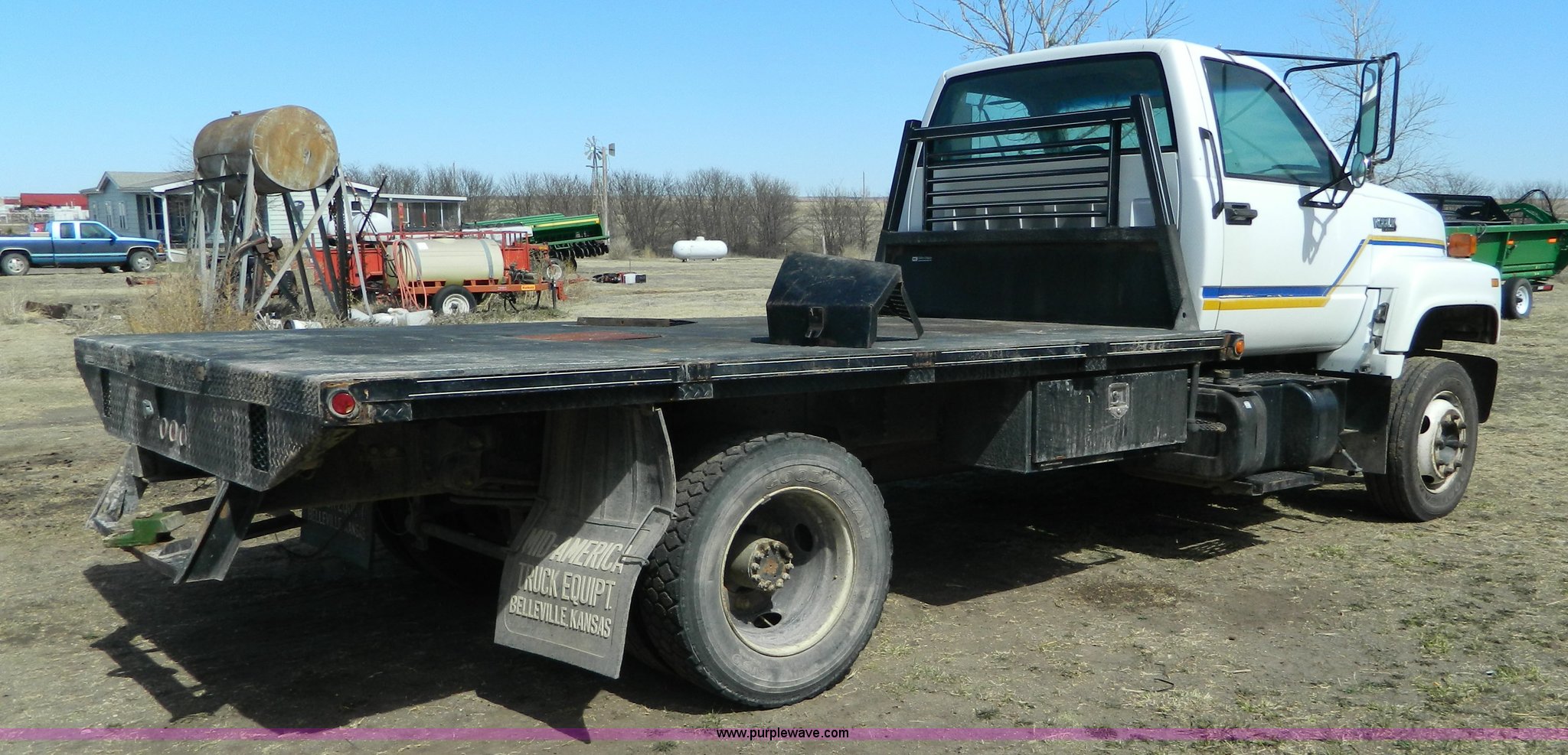 1995 Chevrolet Kodiak flatbed truck in Victoria, KS | Item K8018 sold ...