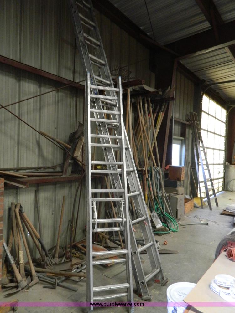 (2) Werner aluminum extension ladders in Great Bend, KS | Item BH9723 ...