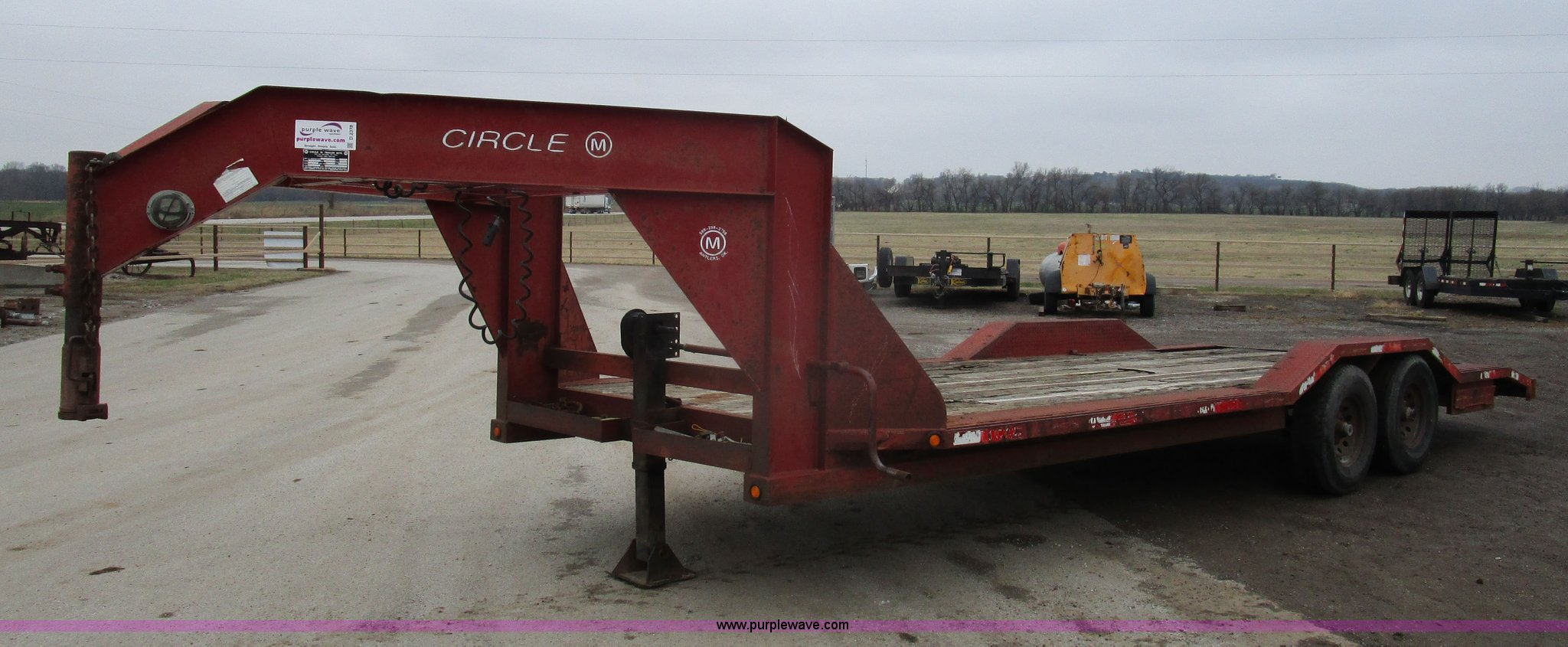 2000 Circle M trailer in Caney, KS | Item D2378 sold | Purple Wave