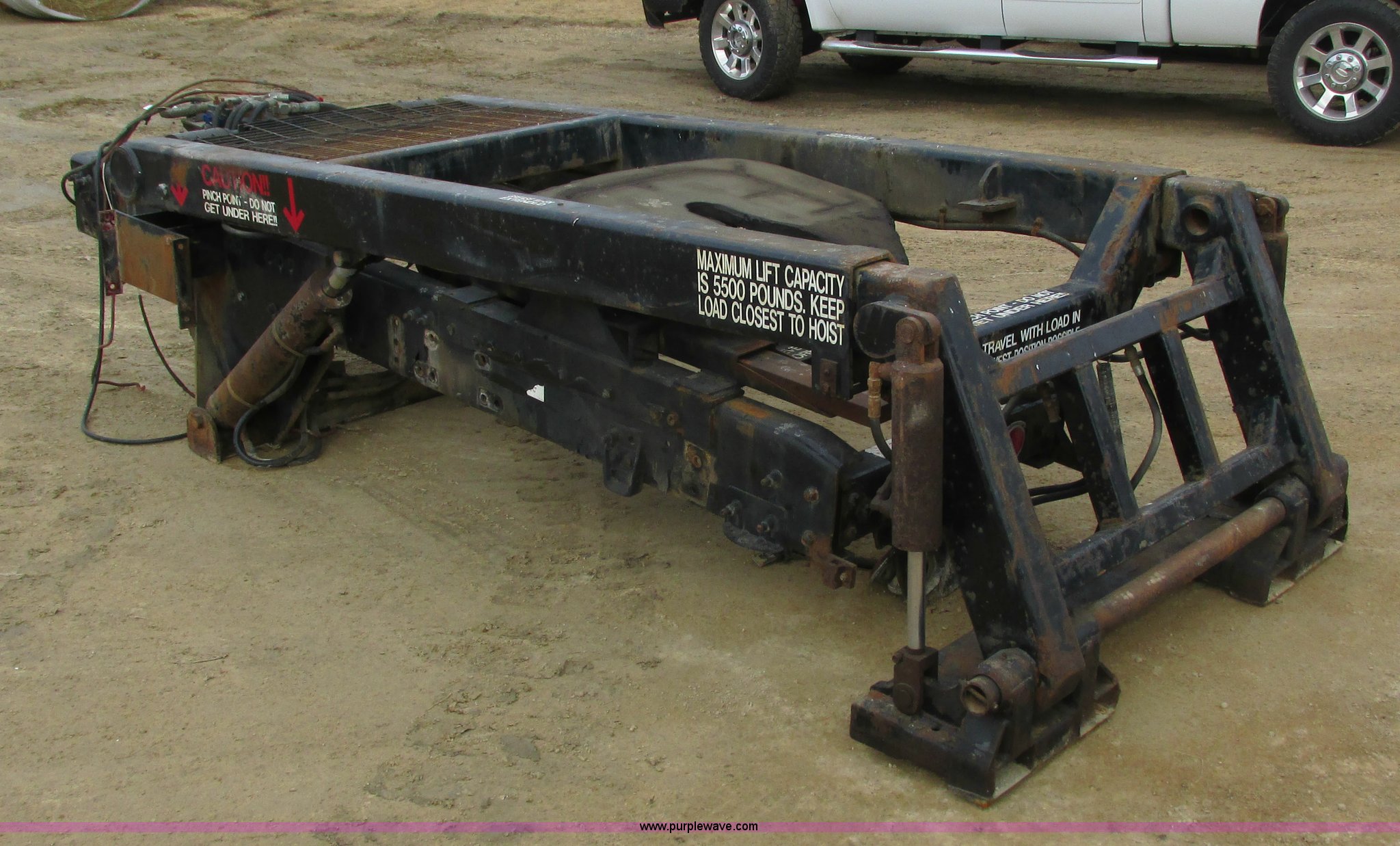 Menards Master lift semi tractor mounted forklift in Houston, MN | Item ...