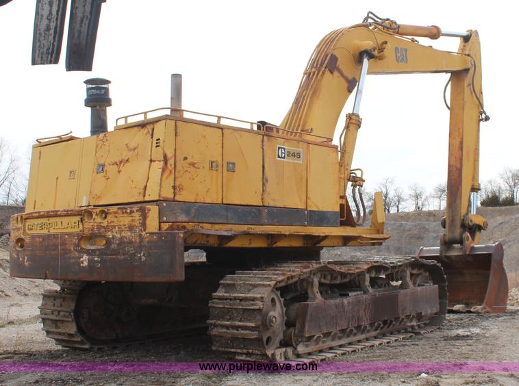 1984 Caterpillar 245 excavator in Ottawa, KS | Item K7101 sold | Purple ...