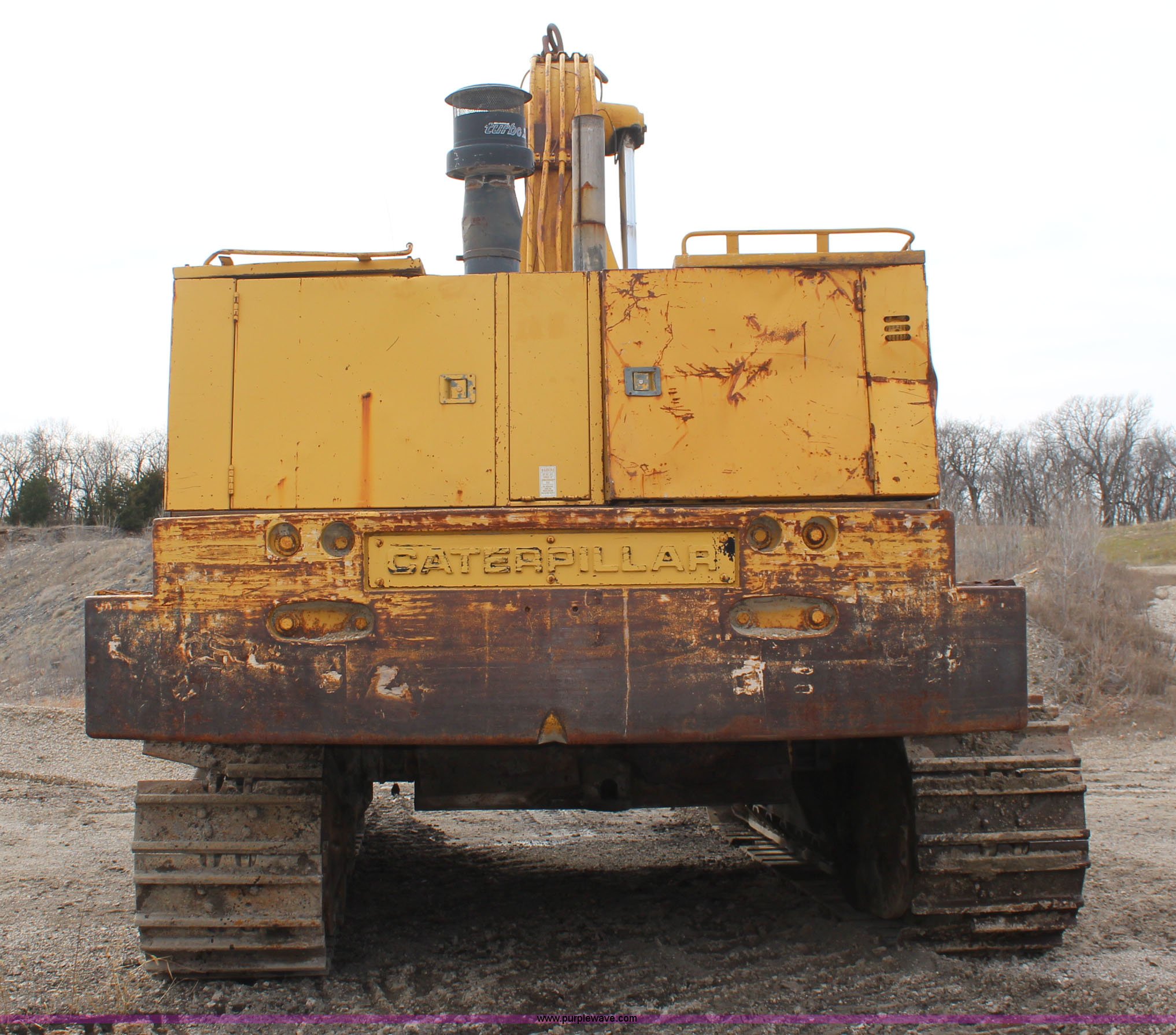 1984 Caterpillar 245 excavator in Ottawa, KS | Item K7101 sold | Purple ...