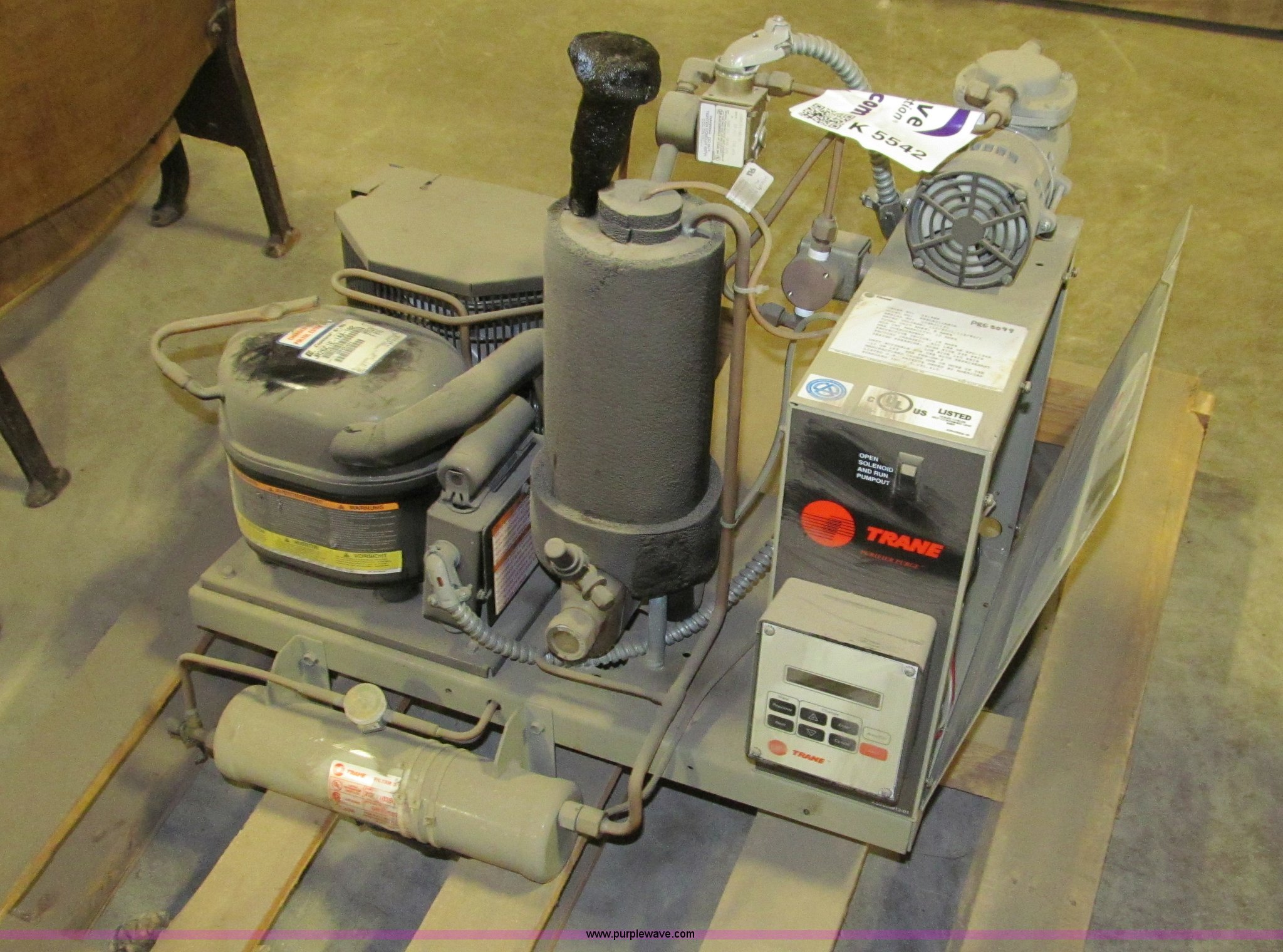 Trane purifier purge in Des Moines, IA | Item K5542 sold | Purple Wave