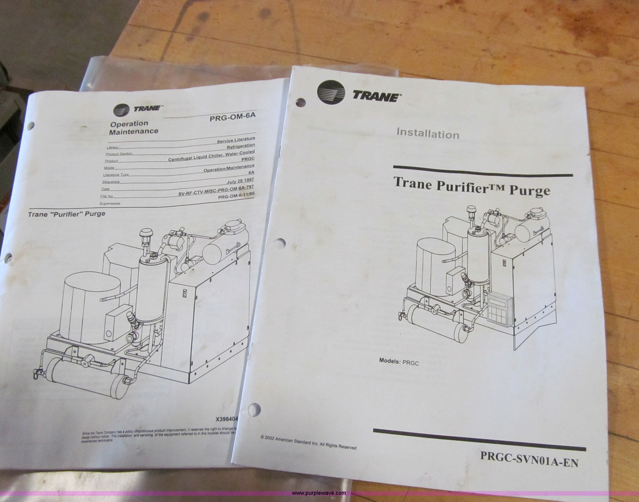 Trane purifier purge in Des Moines, IA | Item K5542 sold | Purple Wave