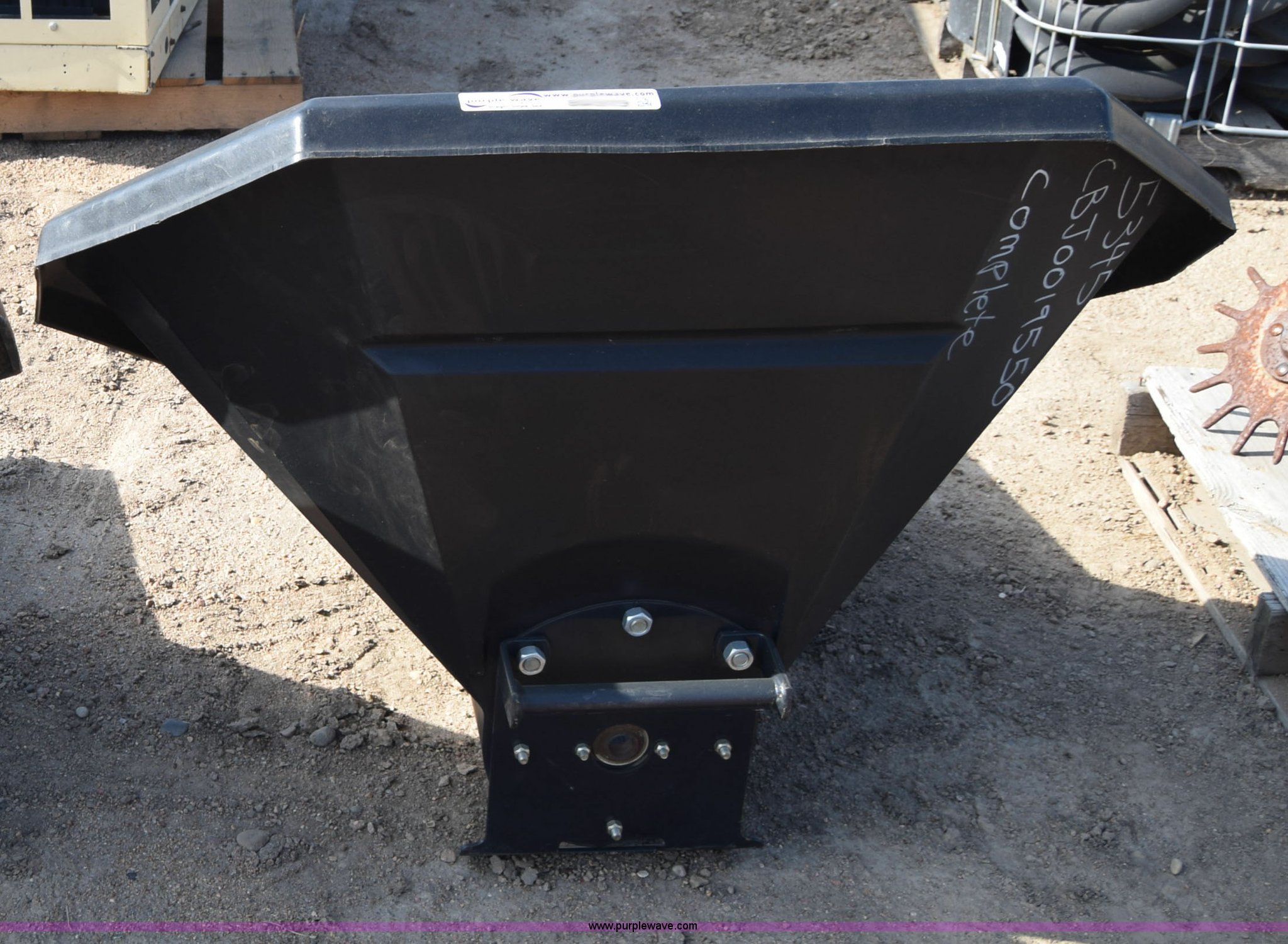 Poly grain dump chute in Kinsley, KS | Item BQ9720 sold | Purple Wave