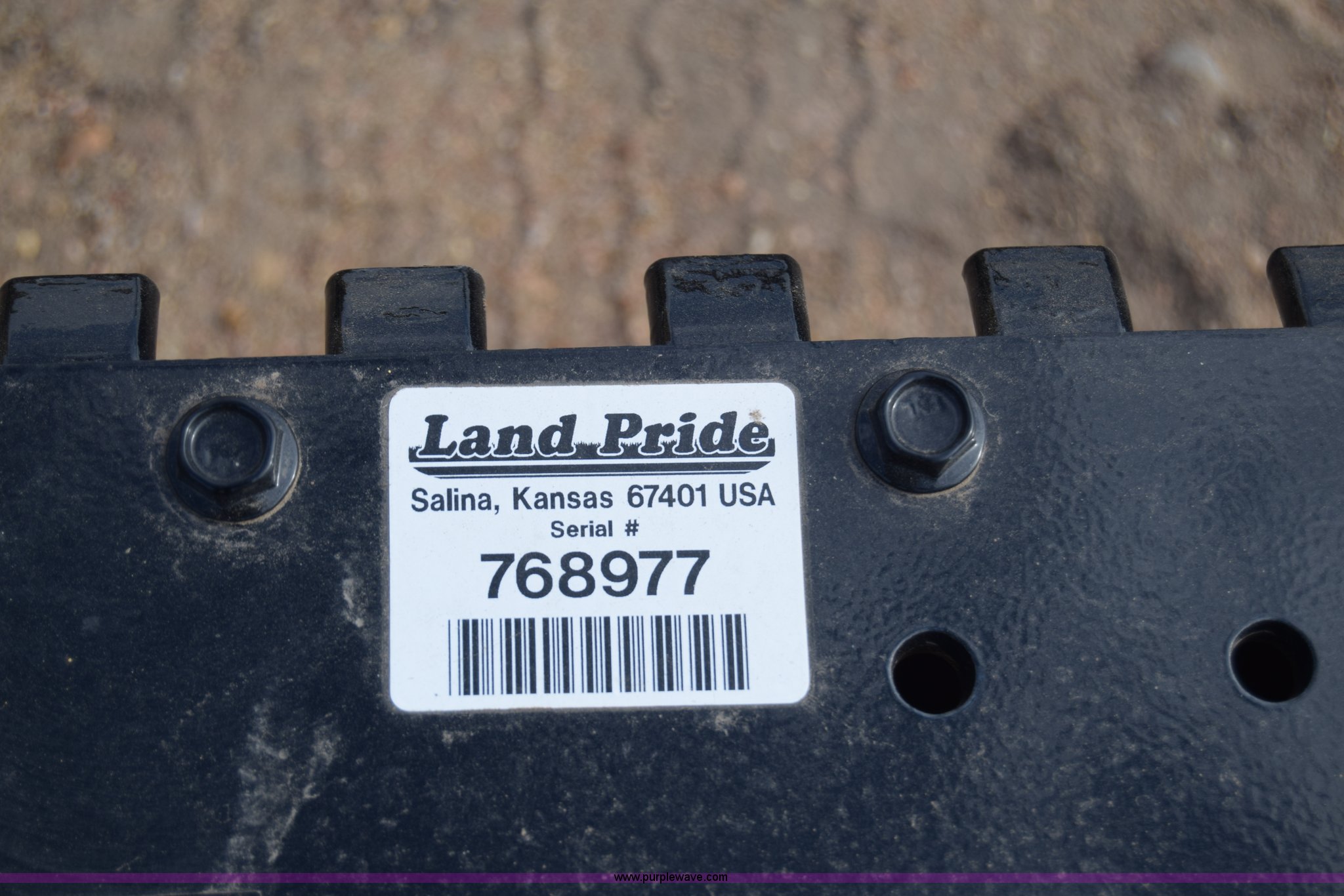 Land Pride LR1660 rock rake in Kinsley, KS | Item H8624 sold | Purple Wave