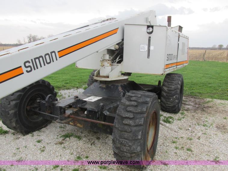 Simon MP-60 boom lift in Clark, MO | Item K2099 sold | Purple Wave