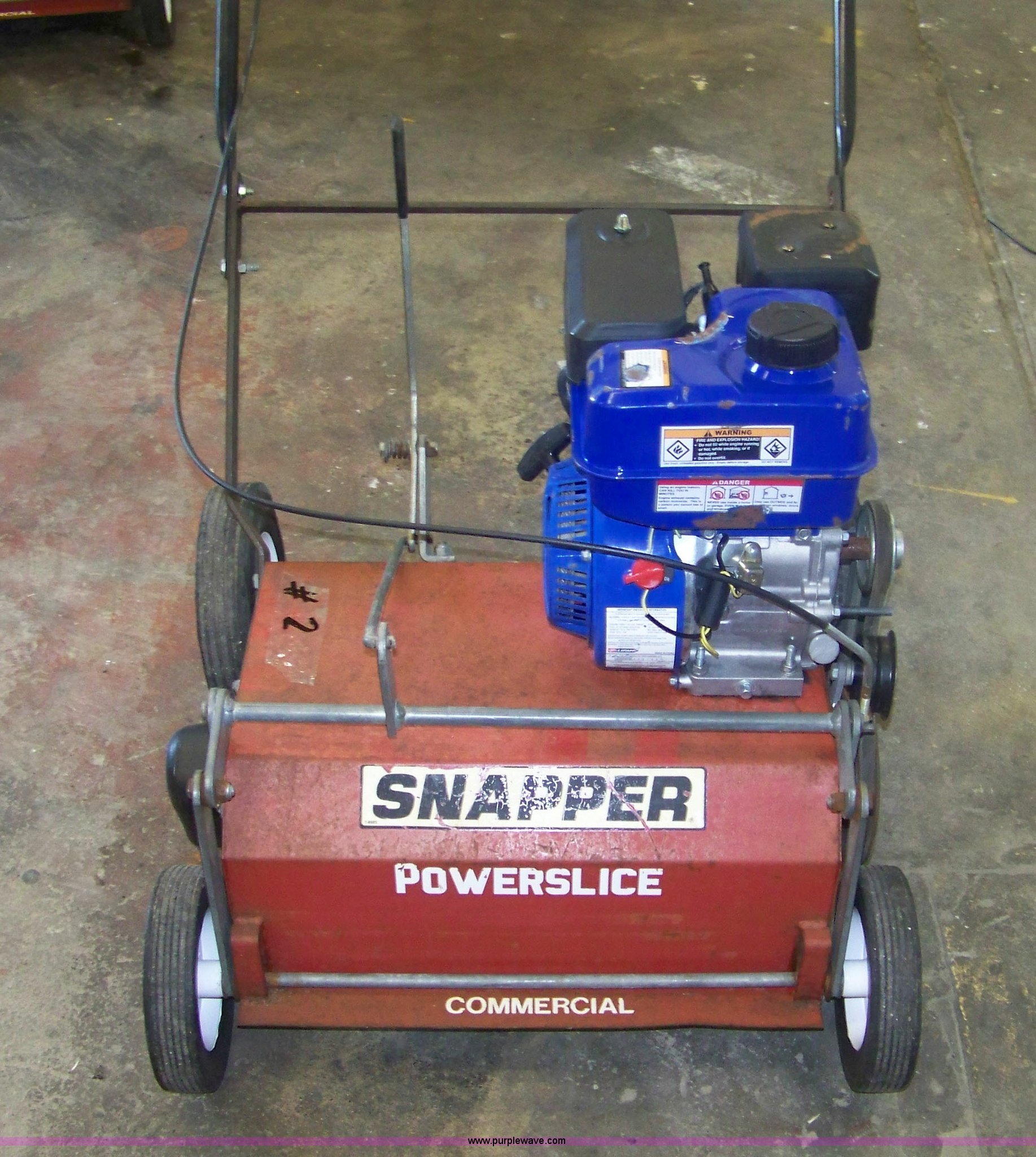 Snapper PS5000 power slice in Manhattan, KS | Item D1442 sold | Purple Wave