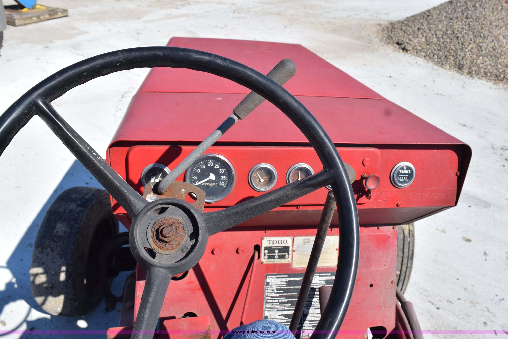 Toro Parkmaster lawn mower in Dayton, TX | Item H5112 sold | Purple Wave