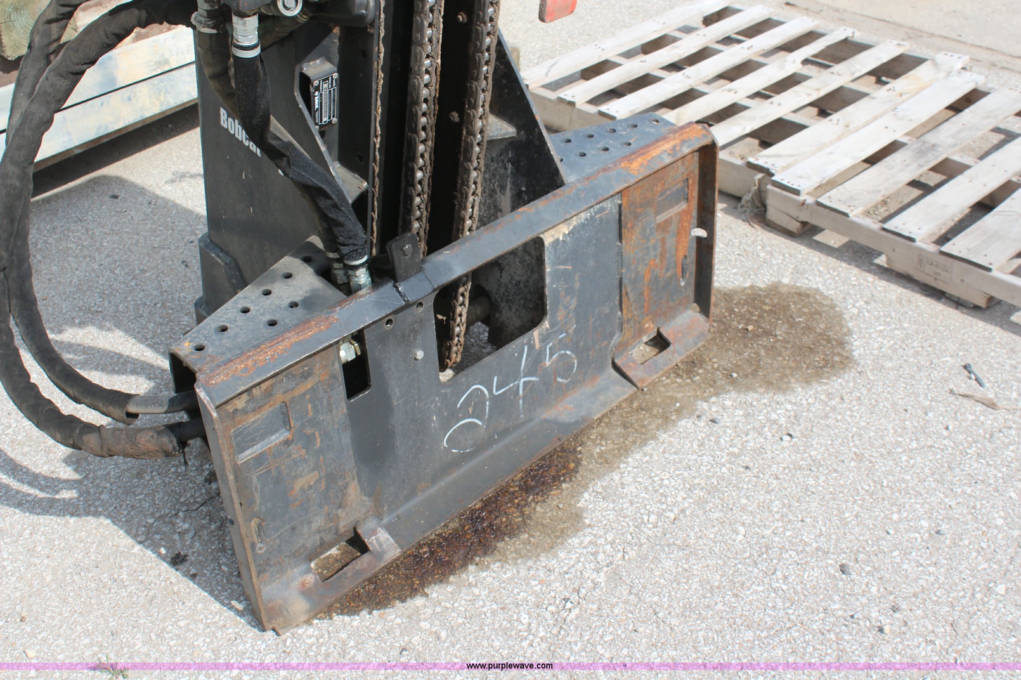 Bobcat skid steer drop hammer in Lawrence, KS | Item K6946 sold ...