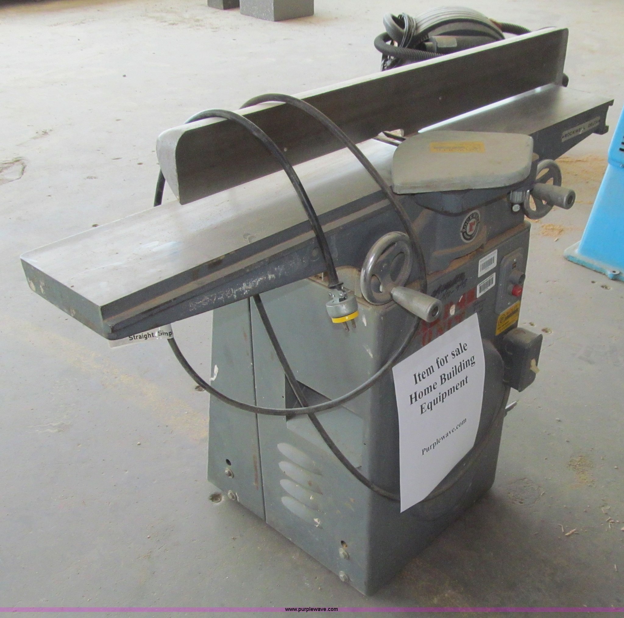 Rockwell Delta planer in Des Moines, IA | Item K5597 sold | Purple Wave