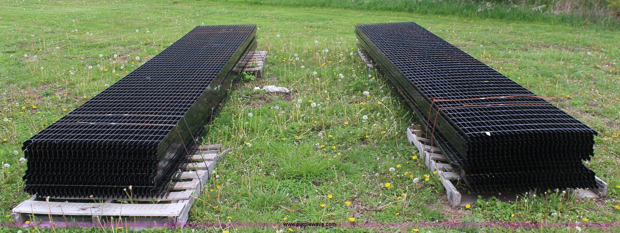 (28) assorted steel grating in Baldwin City, KS | Item BO9421 sold ...