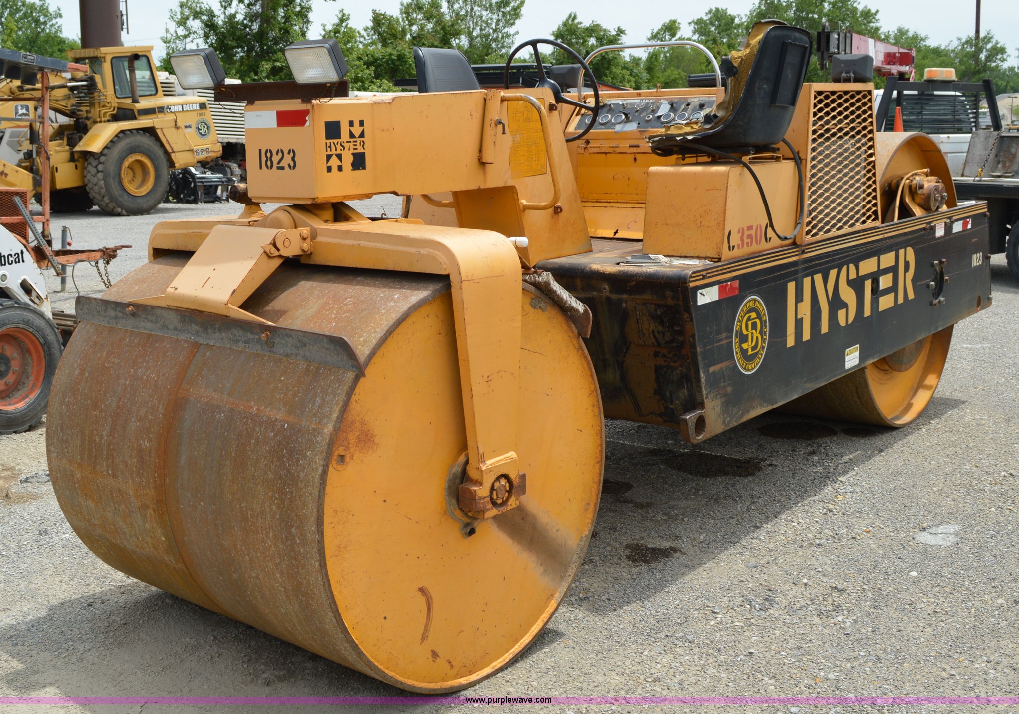 Hyster C350C double drum vibratory roller in Kansas City, MO | Item ...