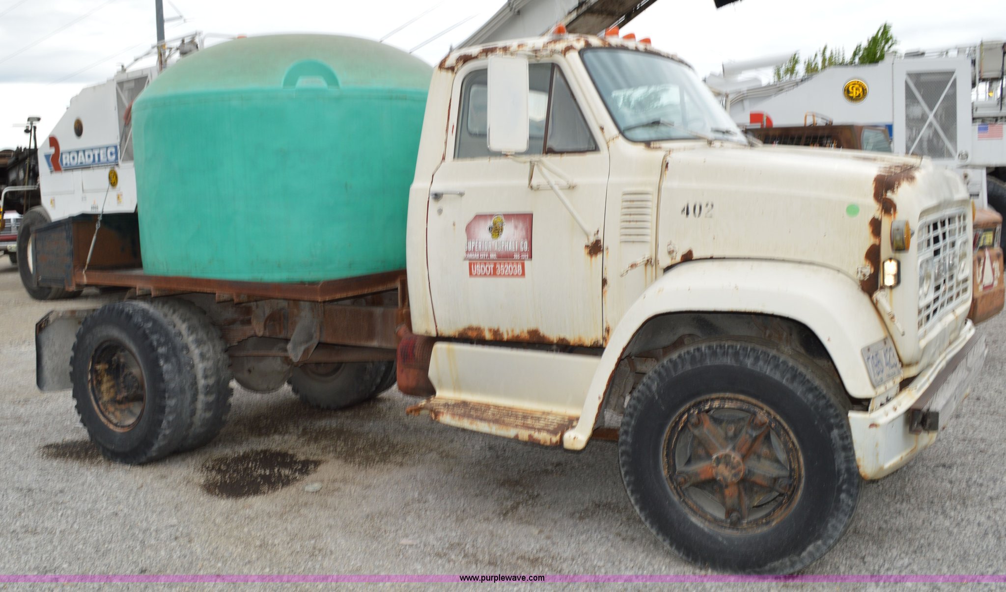 1968 GMC 7500 water truck in Kansas City, MO | Item I4553 sold | Purple ...