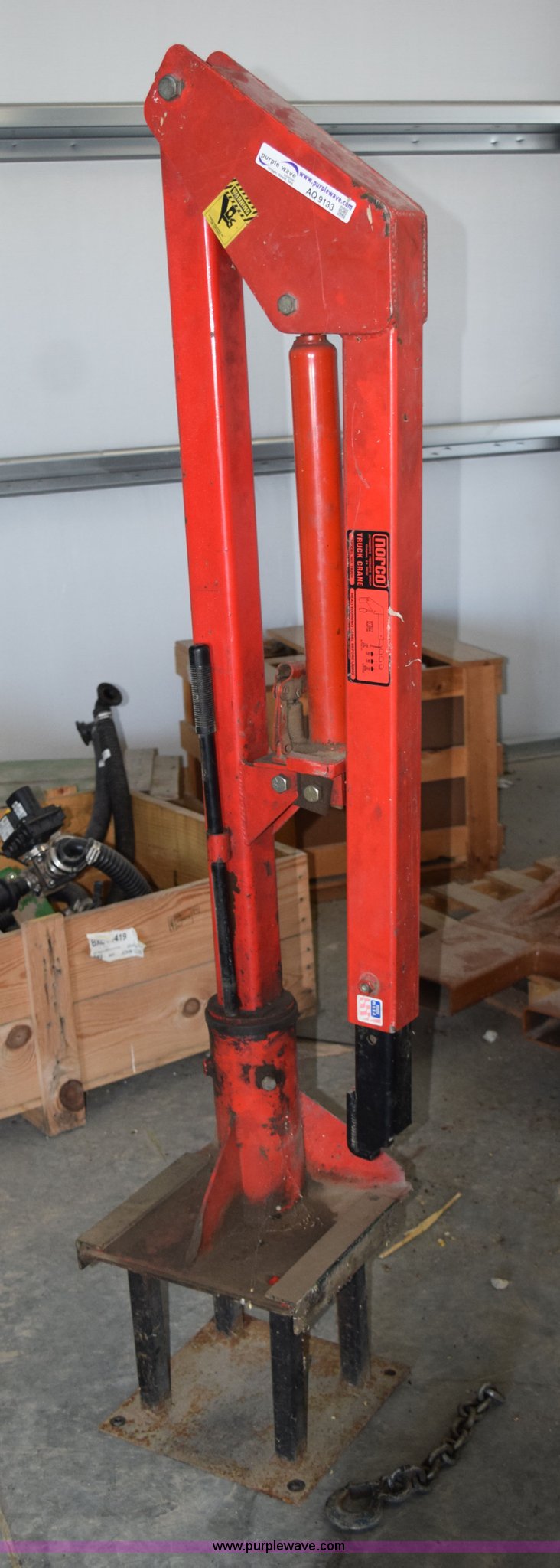 Norco engine hoist in Concordia, KS | Item AQ9133 sold | Purple Wave