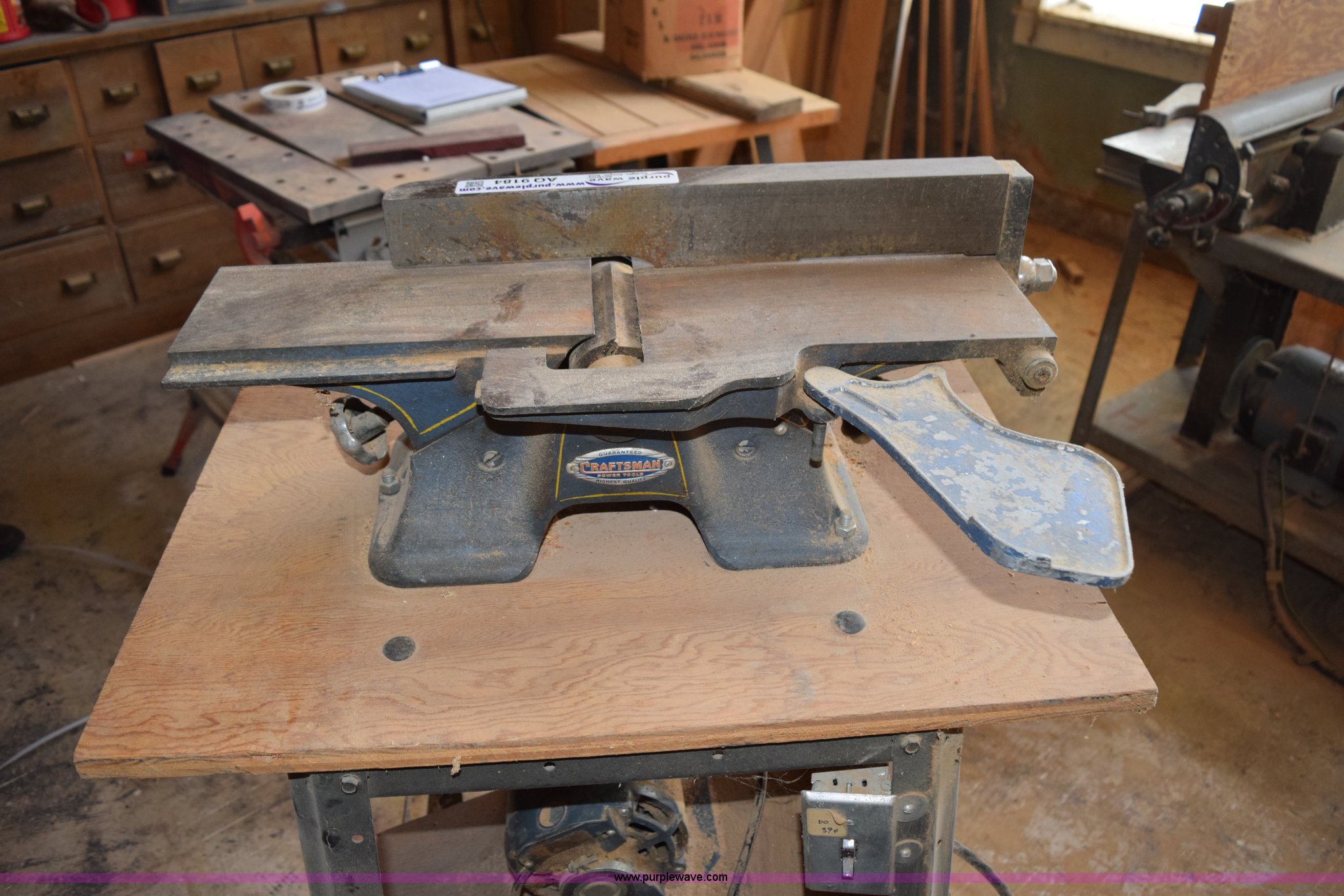 Craftsman 4" jointer in Great Bend, KS | Item AQ9184 sold | Purple Wave