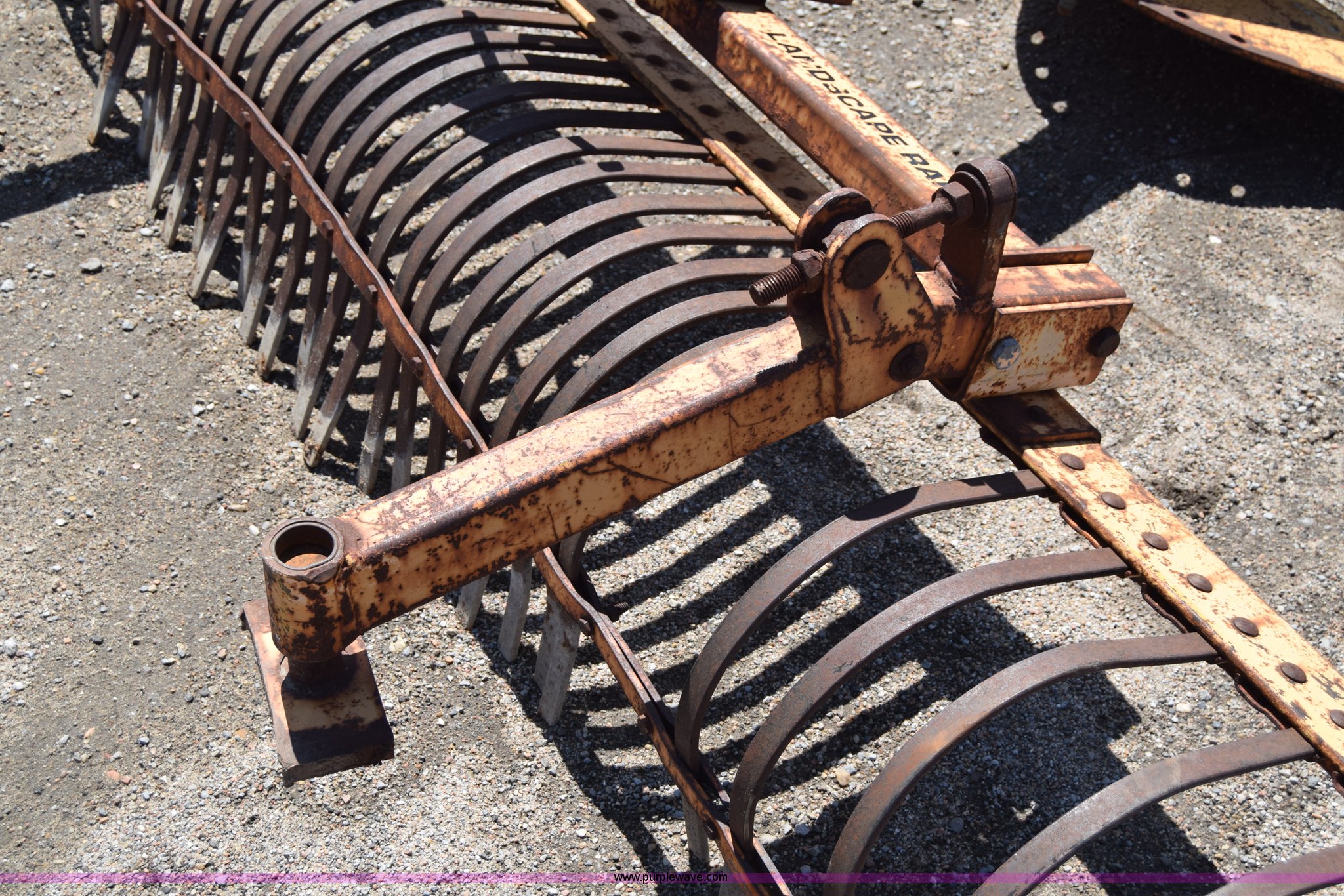 Rhino landscape rake in Wichita, KS | Item BQ9650 sold | Purple Wave