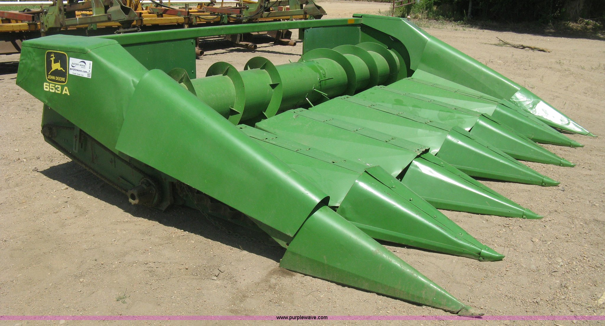John Deere 653A row crop head in Kinsley, KS | Item K8640 sold | Purple ...