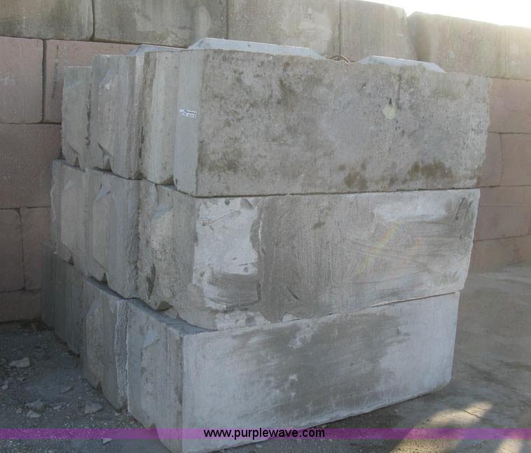 (18) concrete bunker blocks in Hesston, KS | Item BP9057 sold | Purple Wave